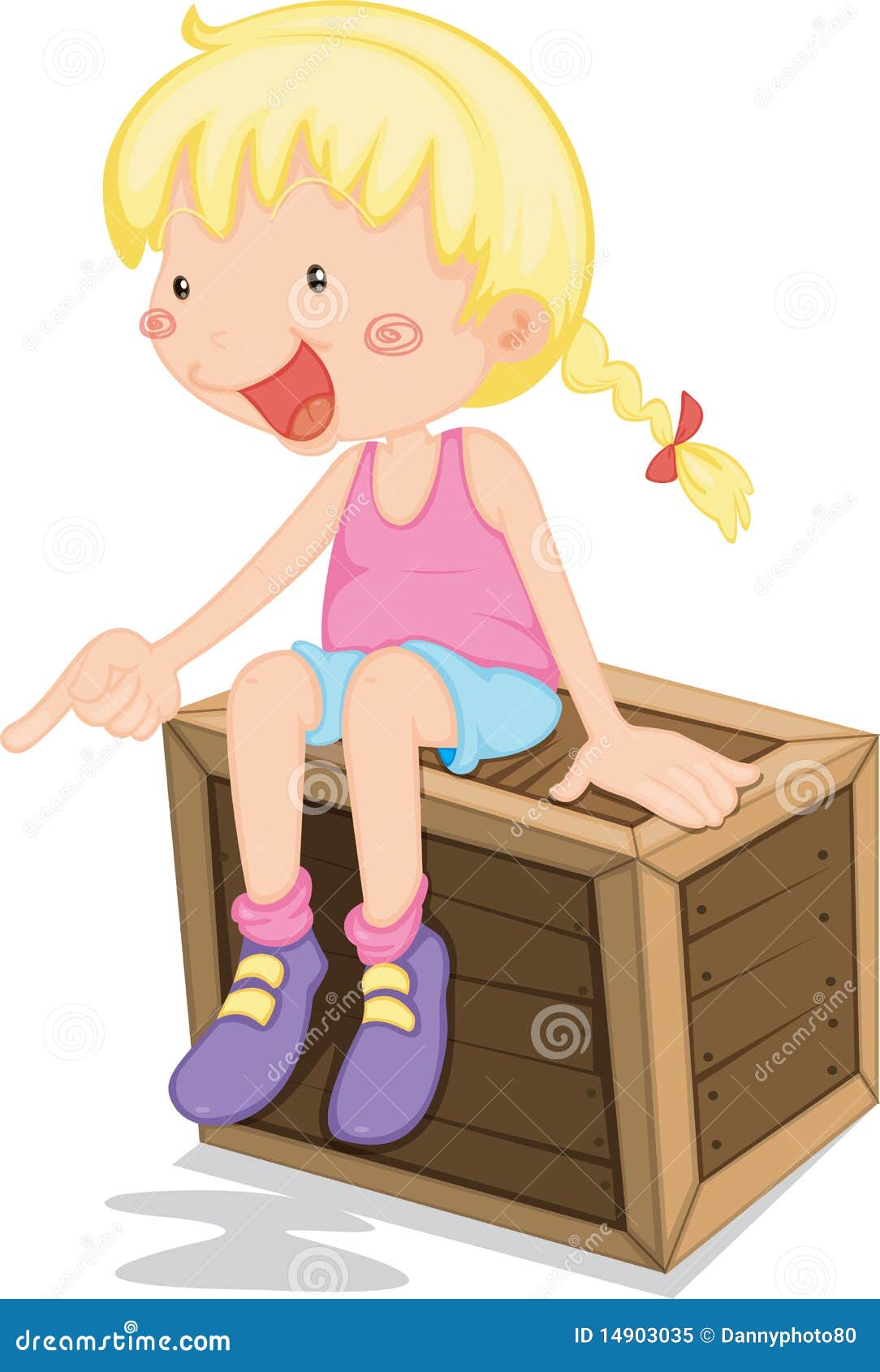 Girl Sitting Box Stock Illustrations – 1,310 Girl Sitting Box Stock ...