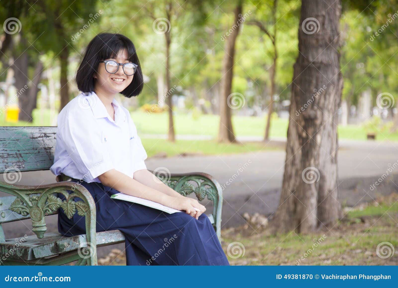 Girl Sitting and Reading a Book. Stock Photo - Image of adult, book ...