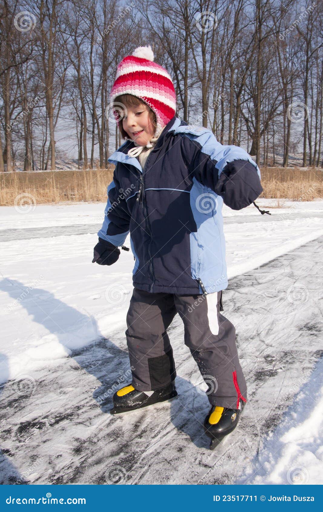 Girl skating in motion stock image. Image of childhood - 23517711