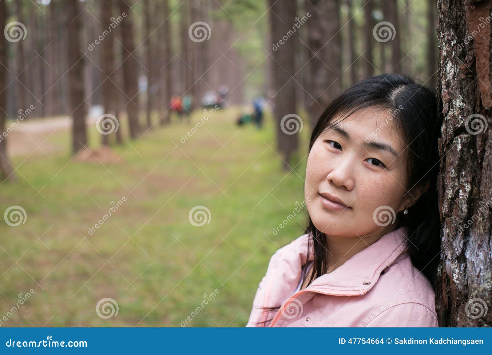 Girl with a smail stock photo. Image of fashion, hand - 47754664