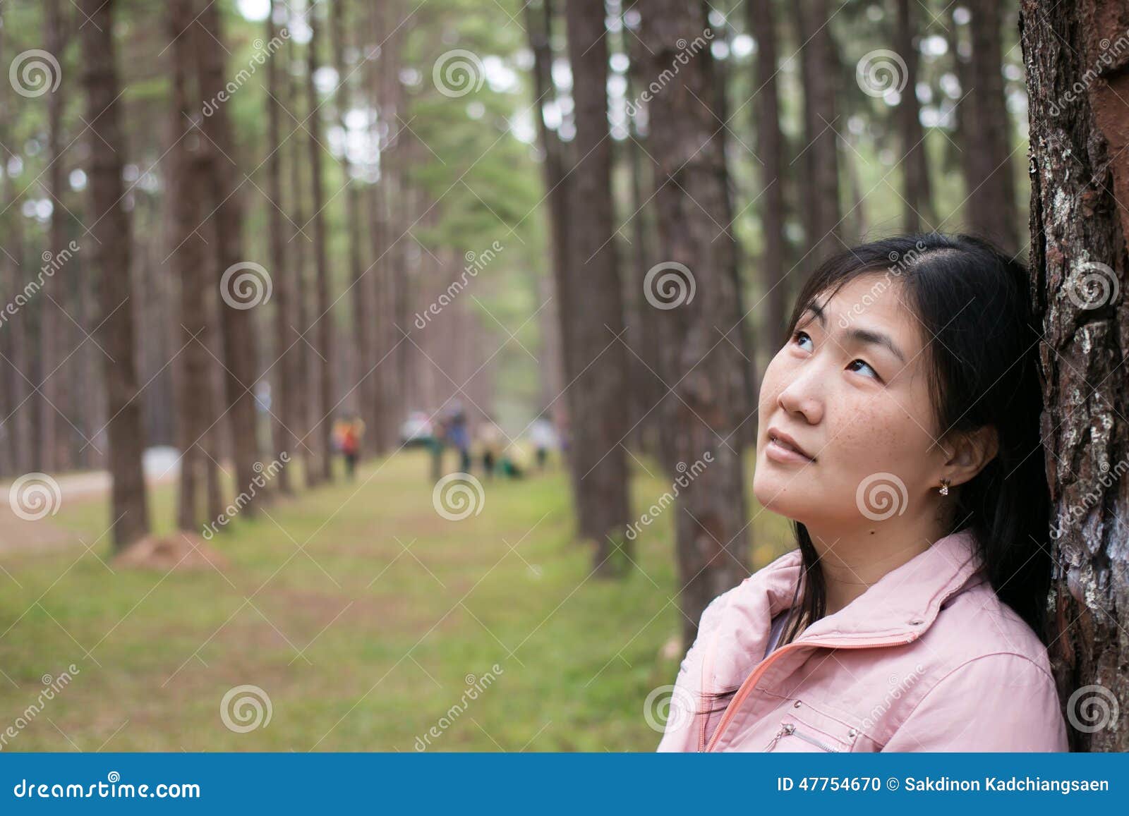 Girl with a smail stock photo. Image of cleavage, natural - 47754670