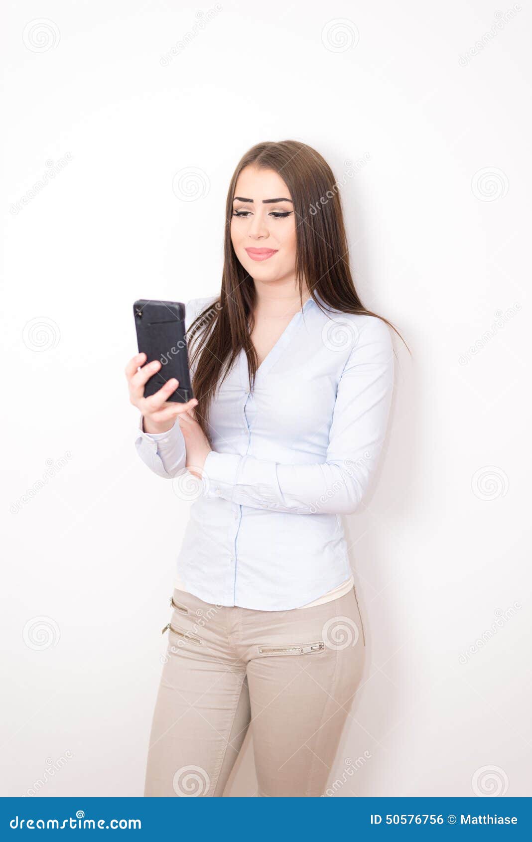 Business Women with Smartphone Stock Photo - Image of talking, women ...