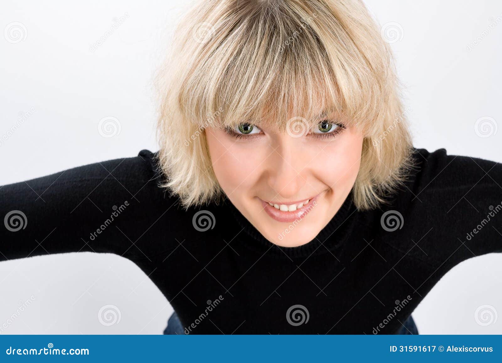 Girl with a Smile and Friendly Expression Stock Image - Image of ...