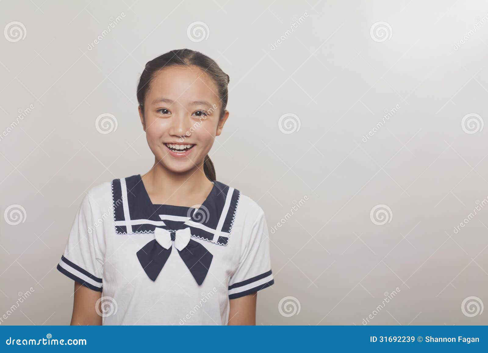 Girl smiling, Studio stock image. Image of shot, horizontal - 31692239