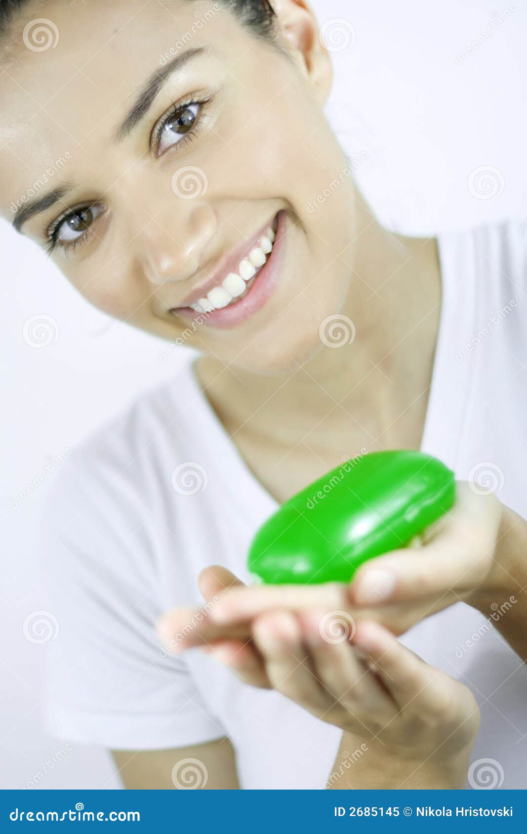 Girl with soap stock image. Image of body, beauty, natural - 2685145