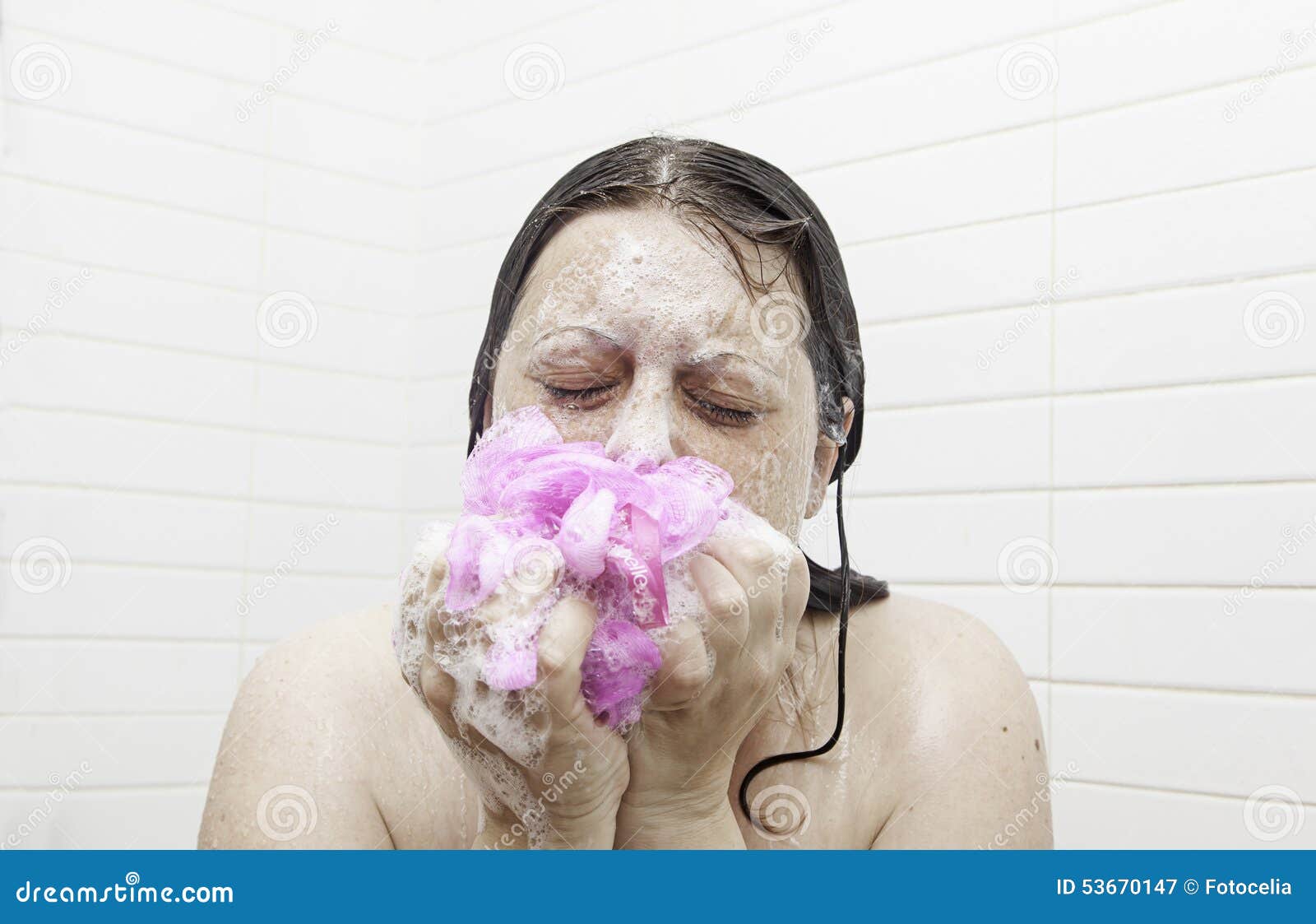 Girl Soaping Stock Image Image Of Drop Health Body 53670147