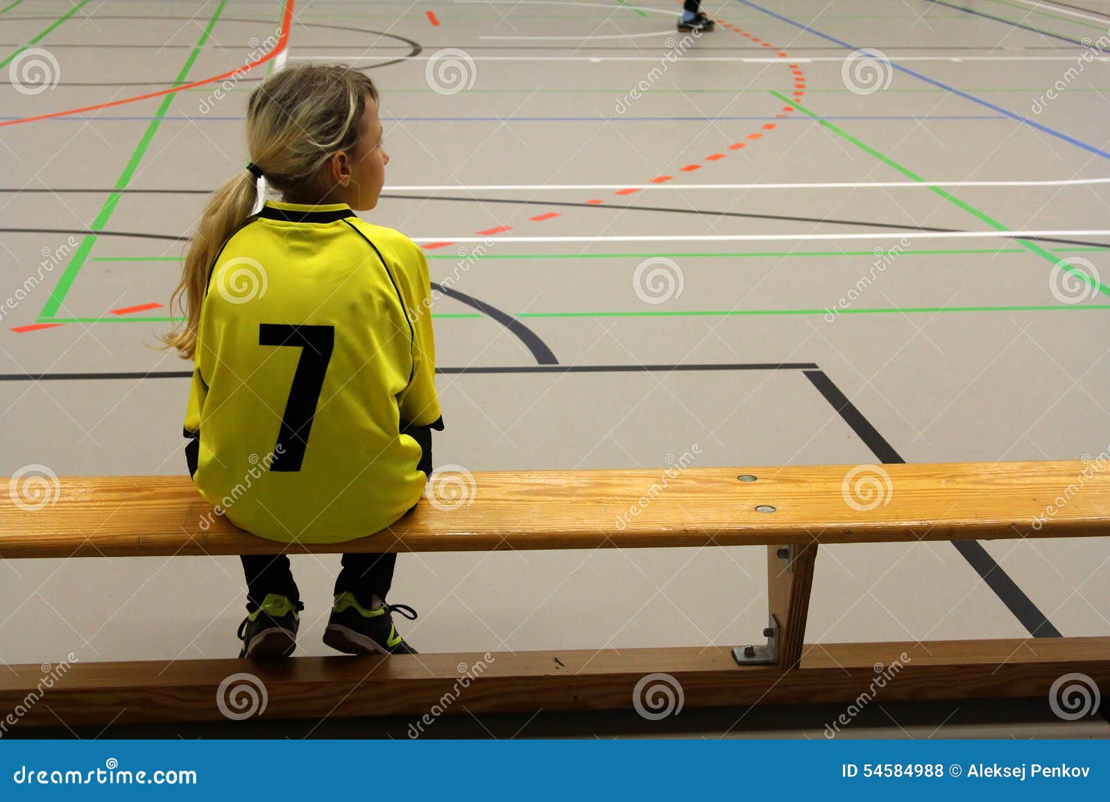 Girl soccer player stock photo. Image of child, clothing - 54584988