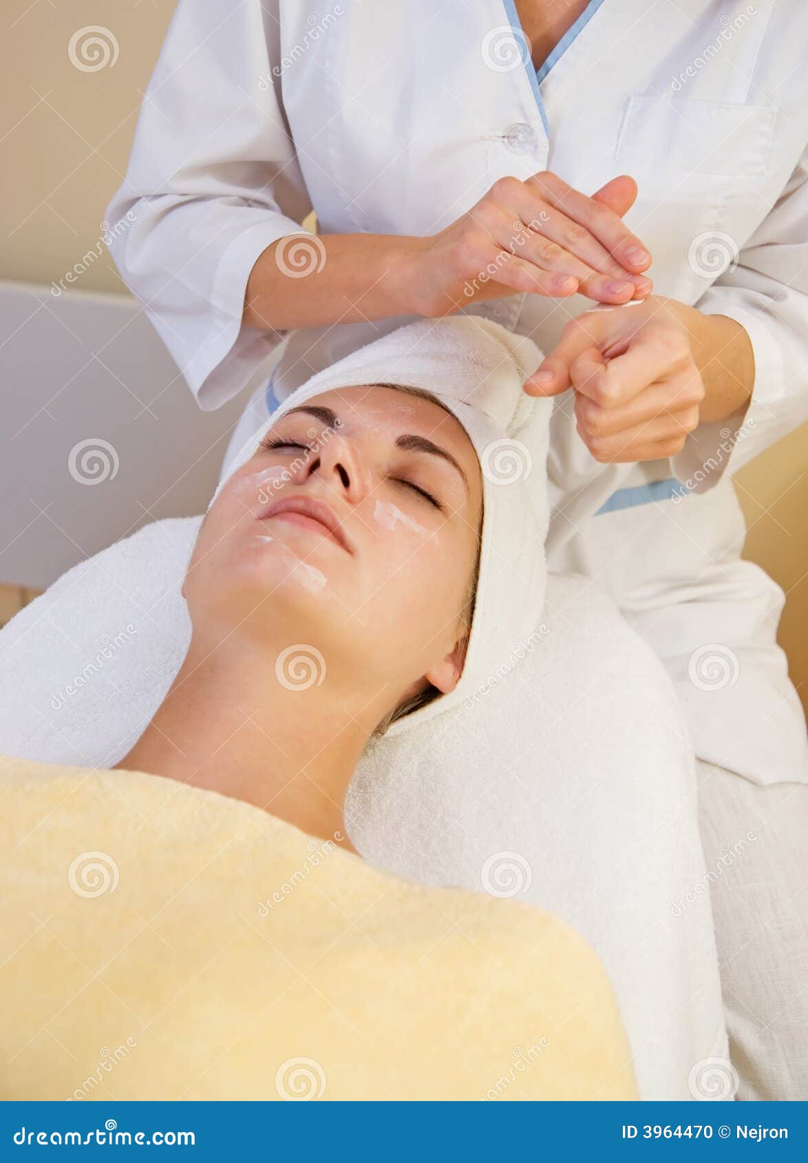 Girl in spa salon stock photo. Image of facial, medical - 3964470