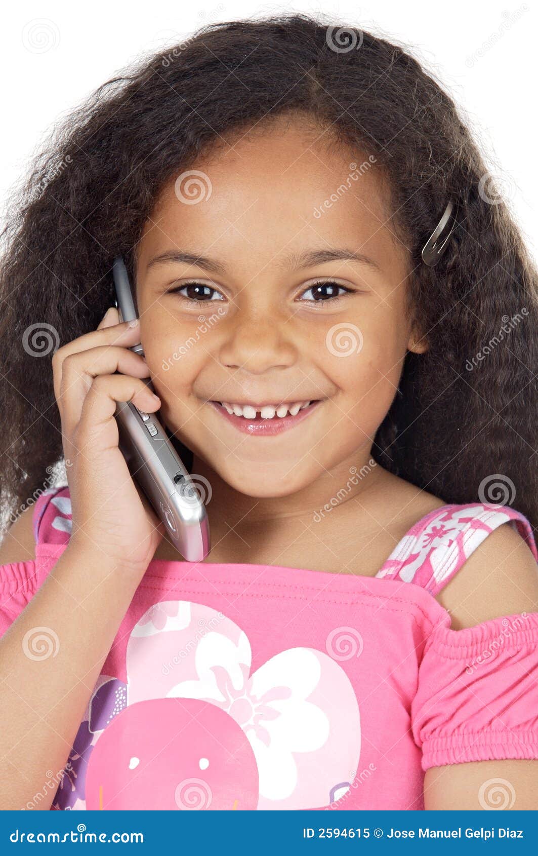 Girl Speaking On The Telephone Royalty-Free Stock Photography ...