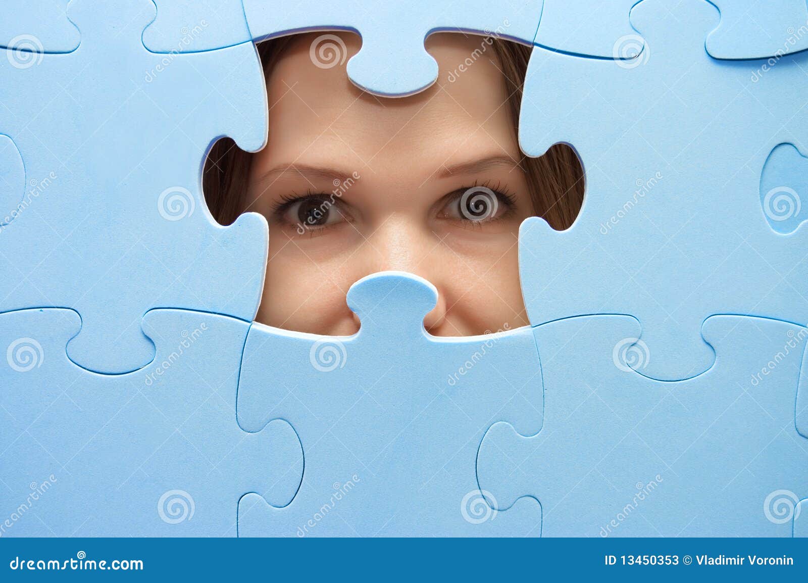Blue Puzzle Pieces Royalty-Free Stock Image | CartoonDealer.com #1617556