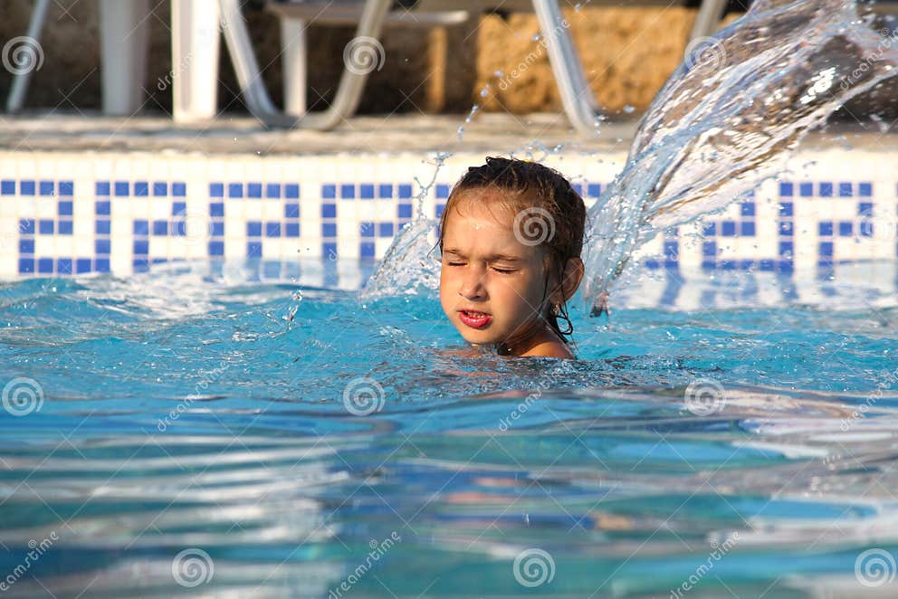 Girl splash stock photo. Image of people, beauty, pretty - 16043396