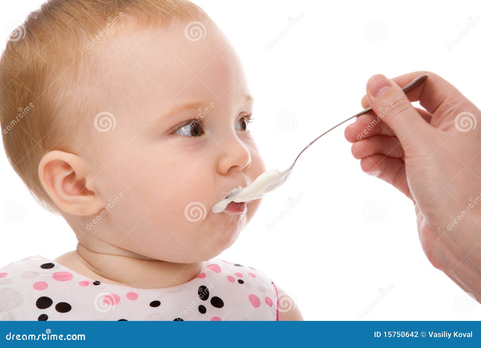 Girl with spoon stock photo. Image of girl, love, isolated - 15750642