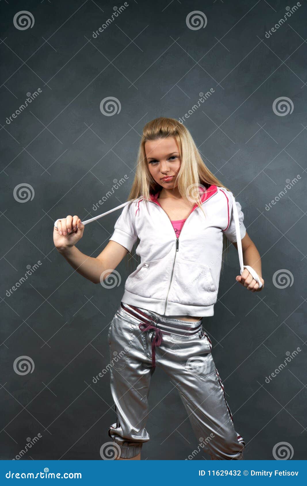 Girl in sports clothes stock photo. Image of young, girl - 11629432