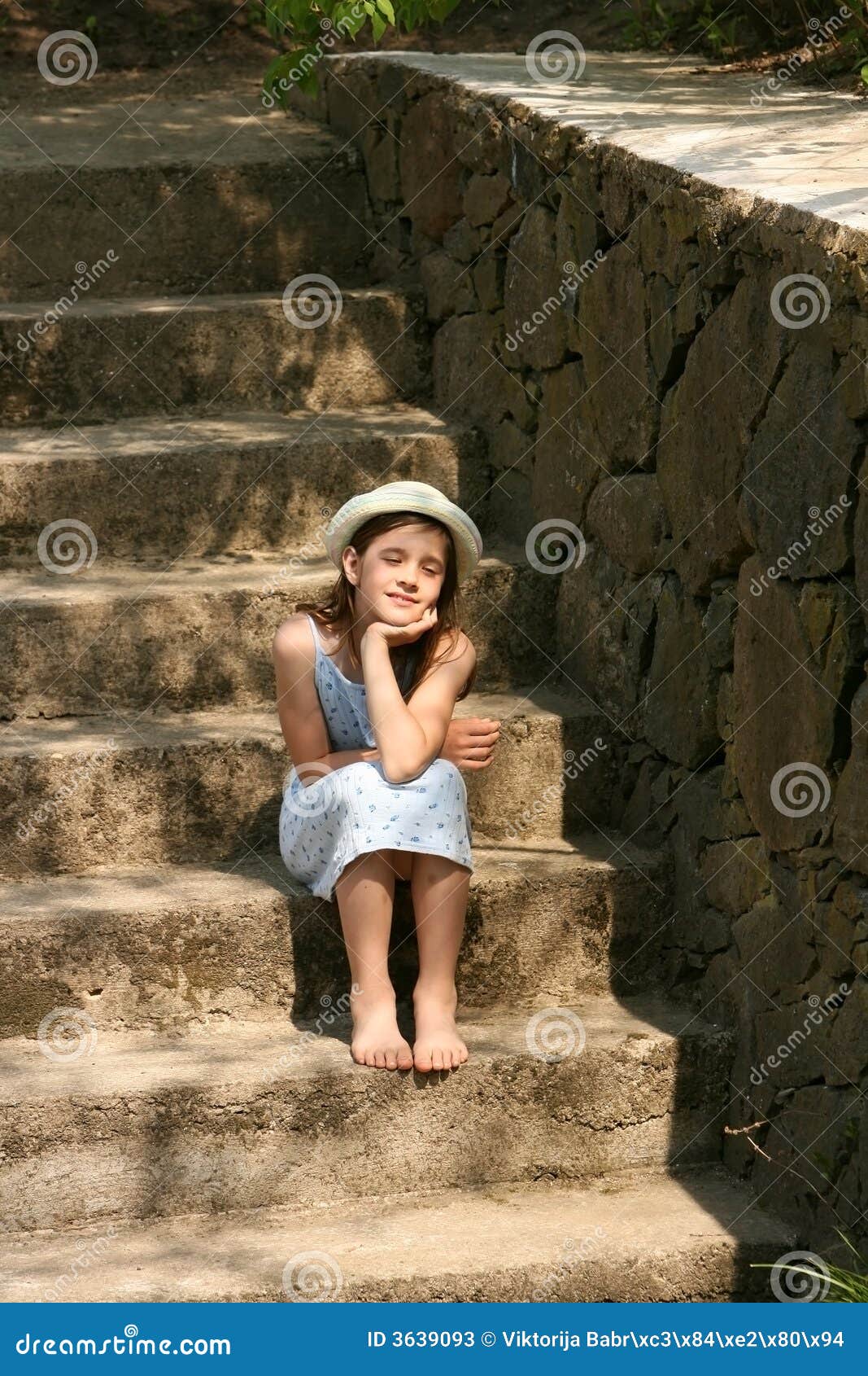 Girl on the stairs stock image. Image of beautiful, abstract - 3639093