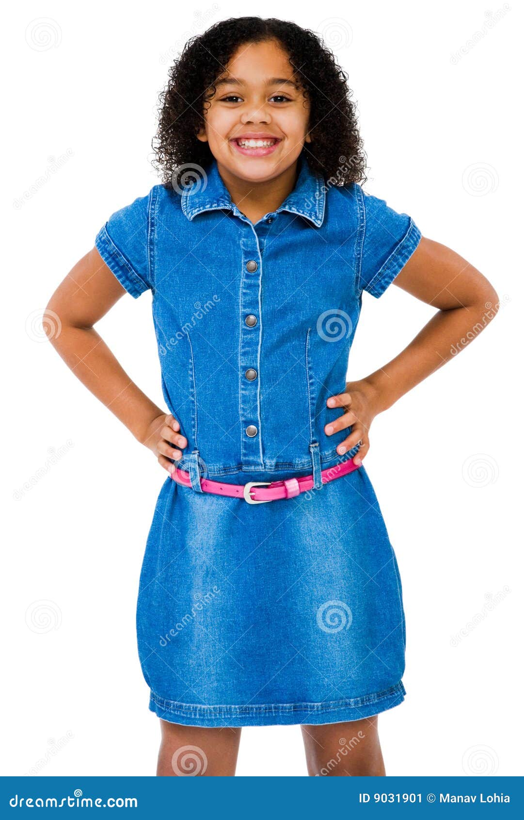 Girl Standing and Smiling stock image. Image of posing - 9031901