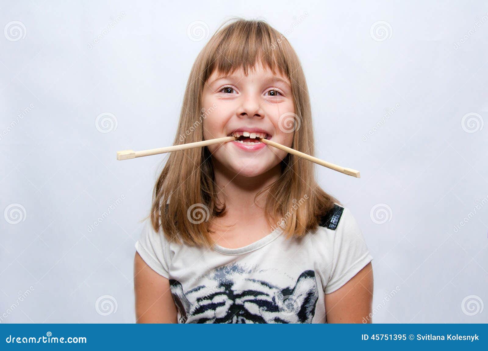 Girl and sticks stock image. Image of food, chinese, fresh - 45751395