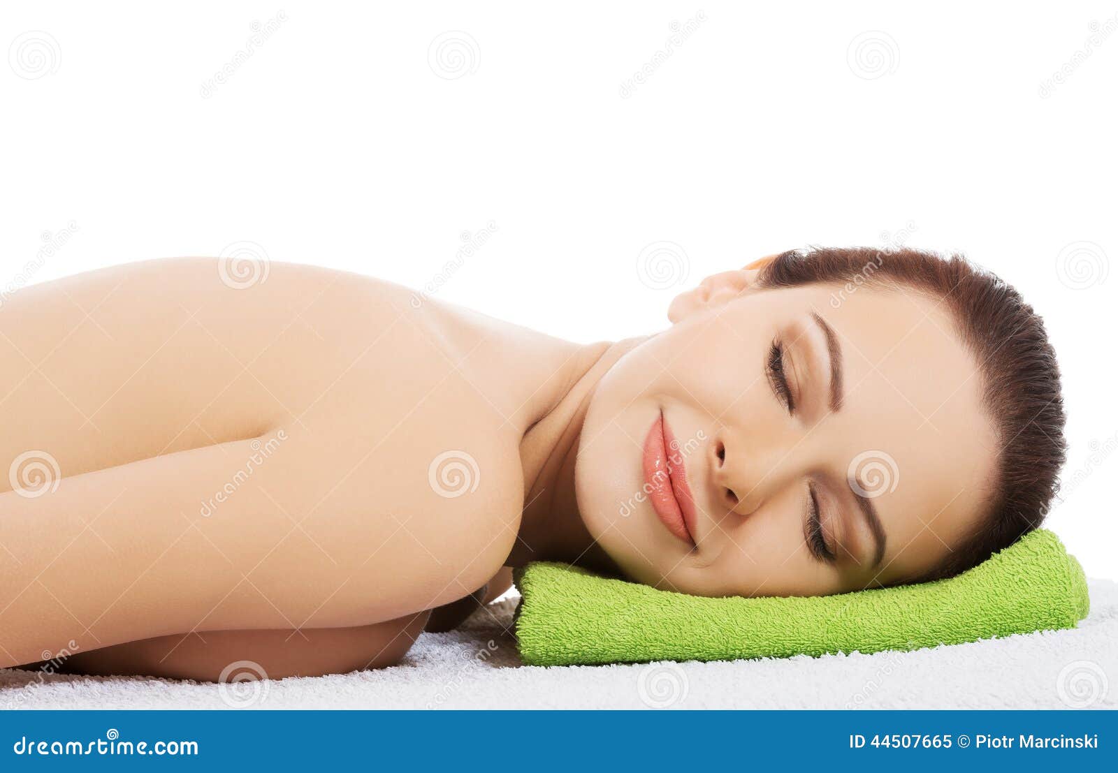 Girl On A Stone Therapy Hot Stone Massage Stock Image Image Of Back