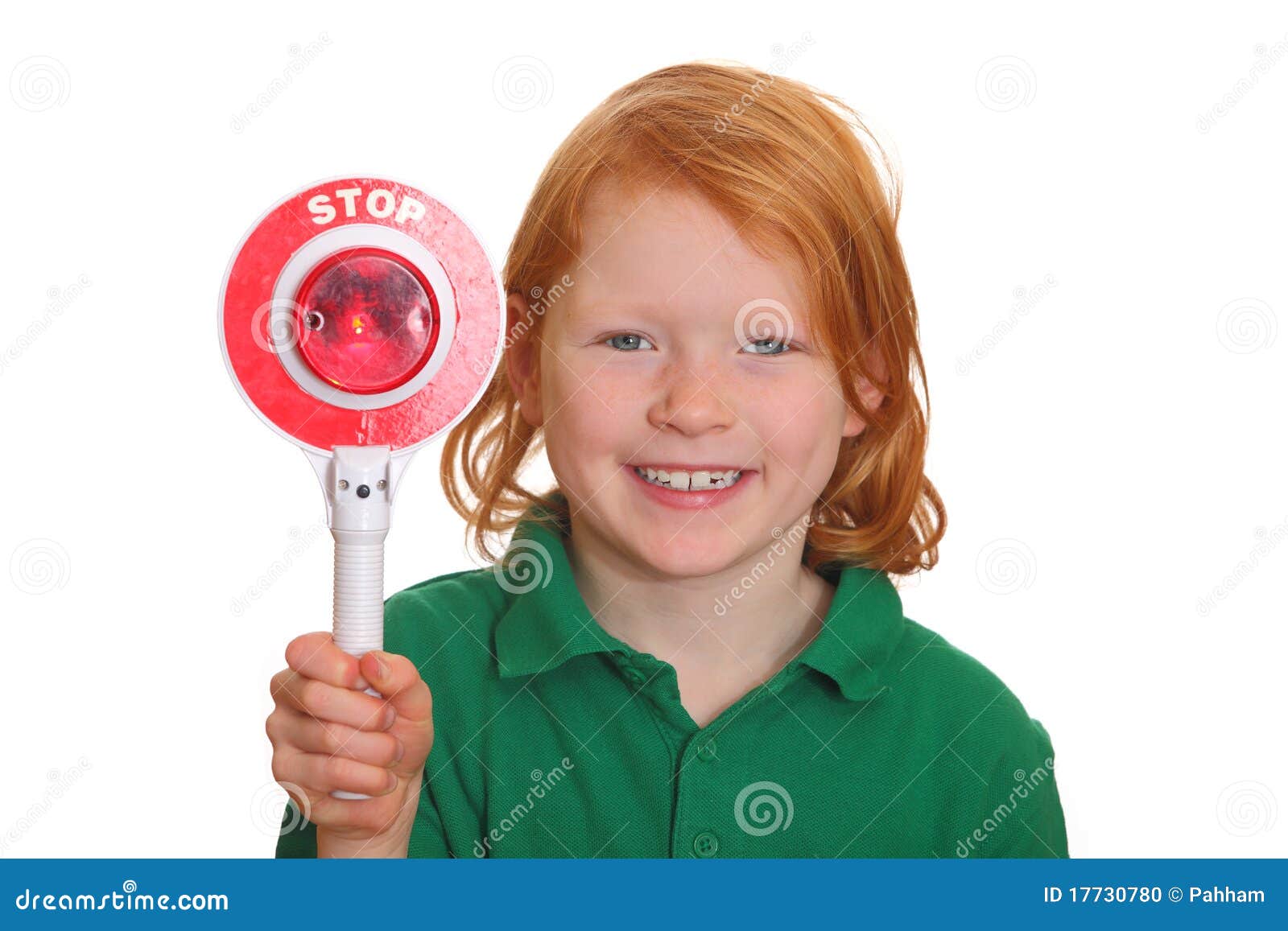 Girl with stop sign stock photo. Image of beauty, directing - 17730780