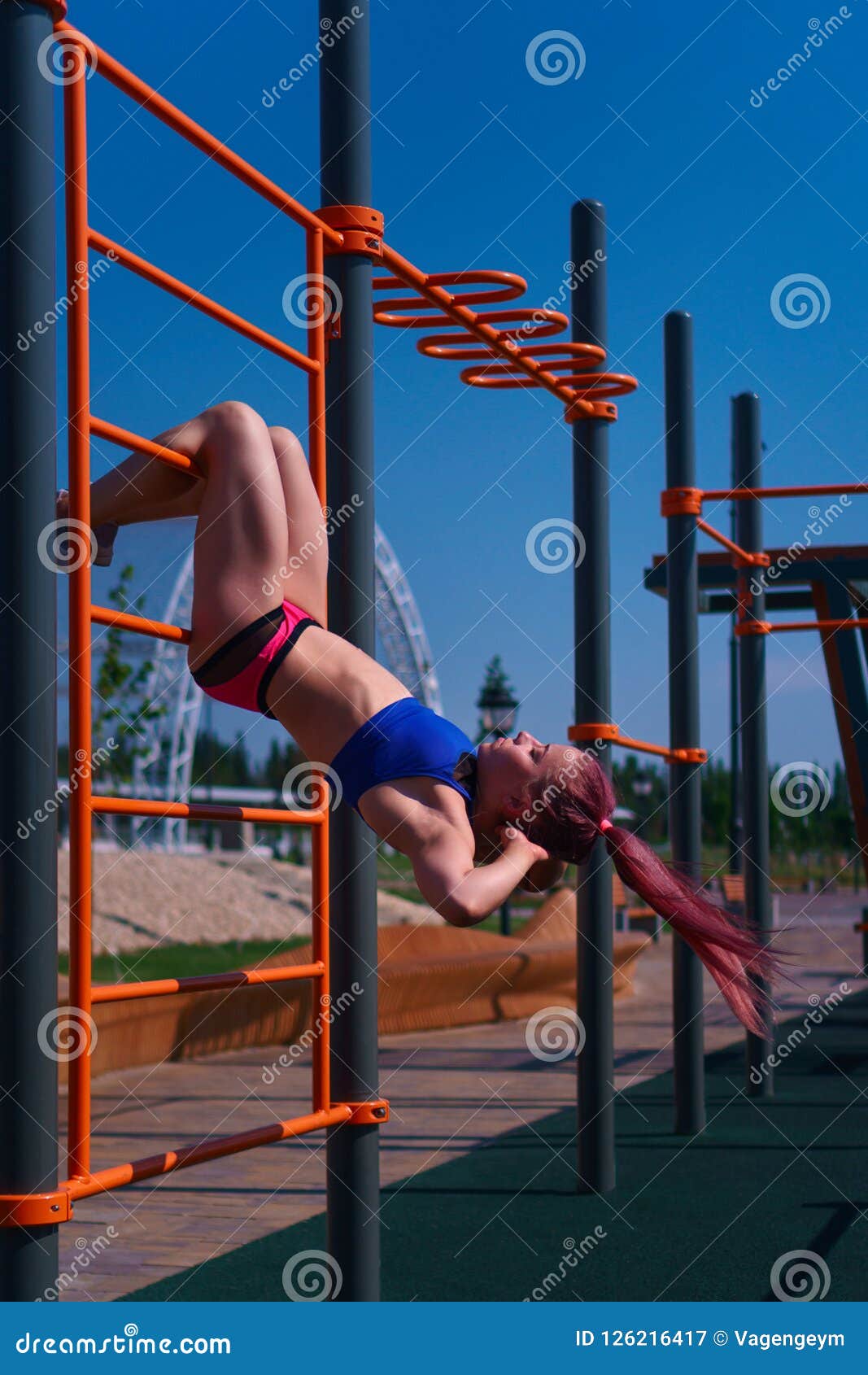 Girl On Street Workout Stock Image Image Of Lifestyle 126216417