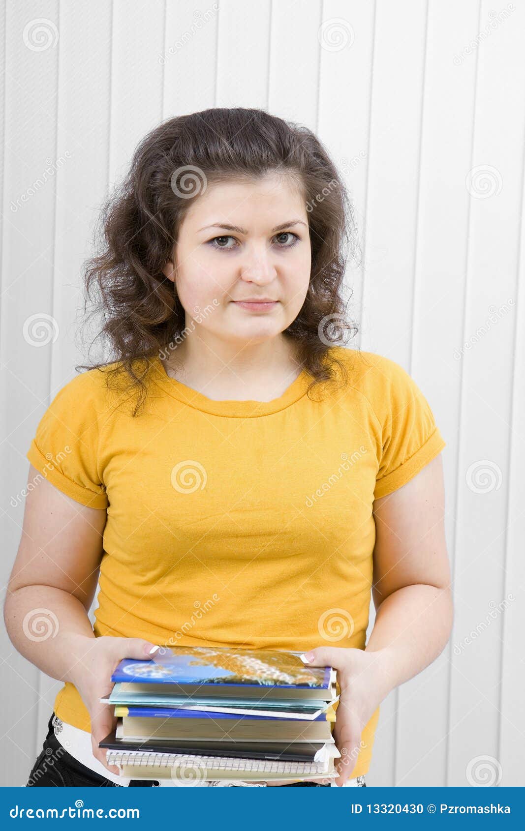 The girl-student stock photo. Image of smile, happiness - 13320430