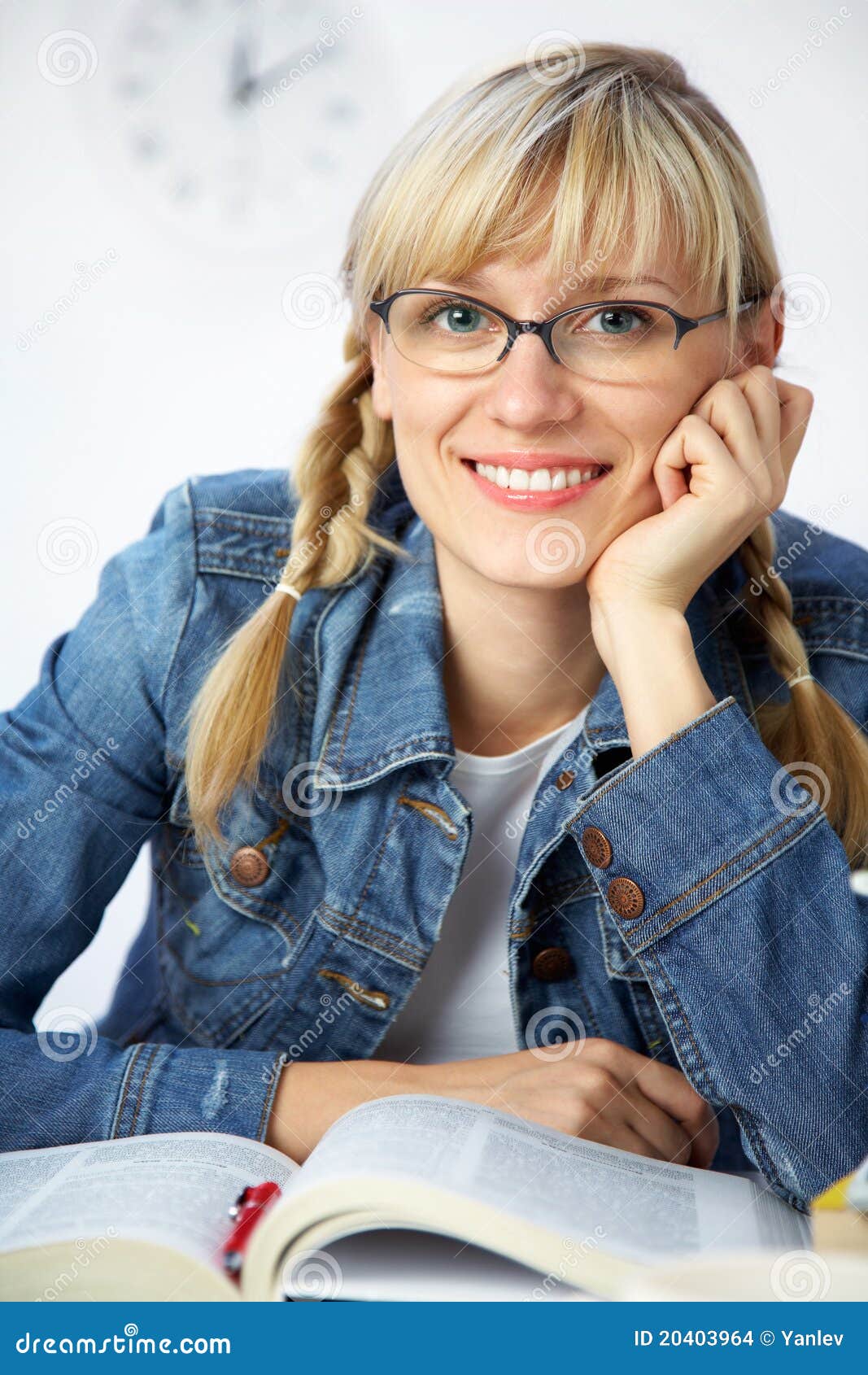 Girl student stock photo. Image of education, caucasian - 20403964