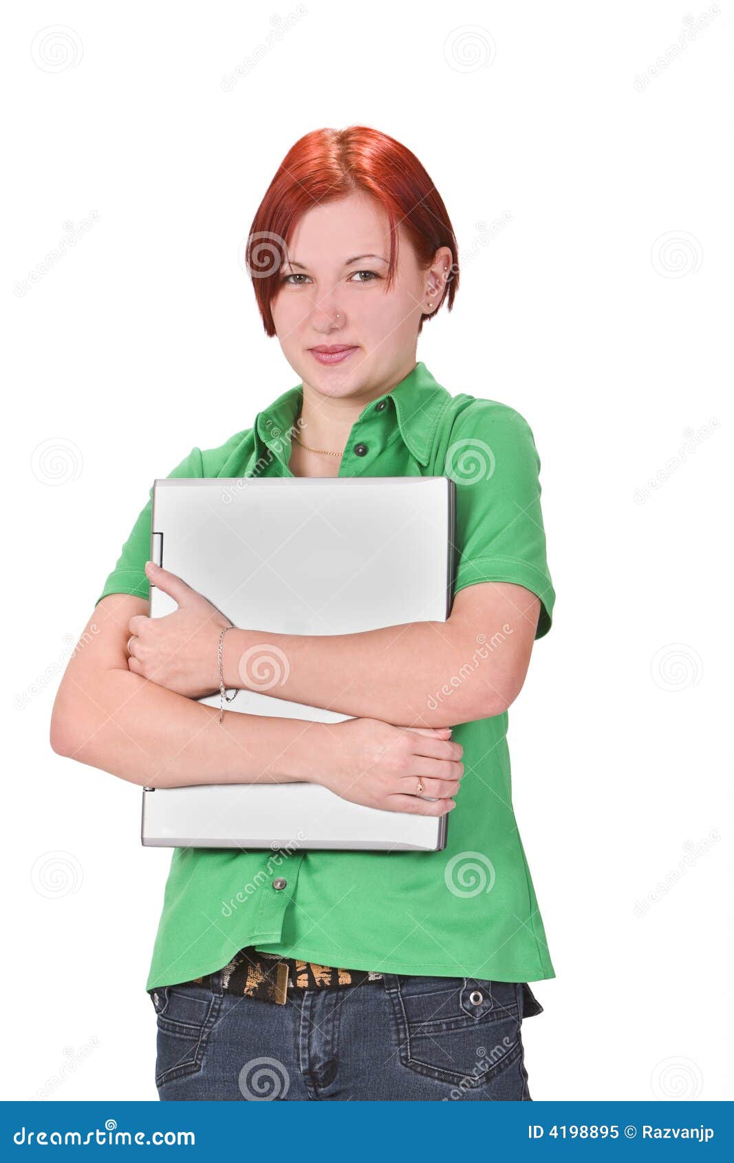 Girl student stock image. Image of data, feminine, fresh - 4198895