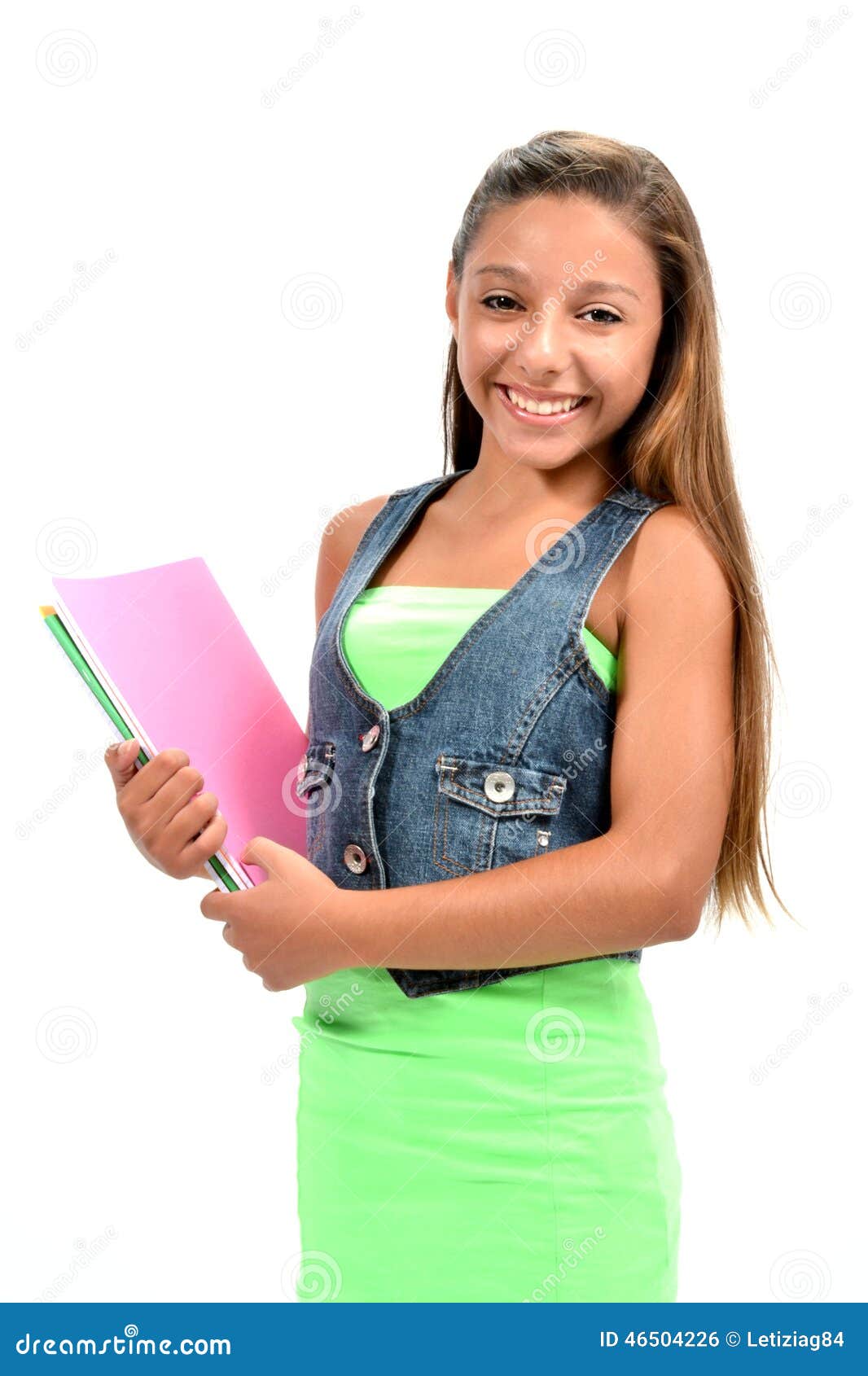 Girl student stock photo. Image of colorful, advertising - 46504226