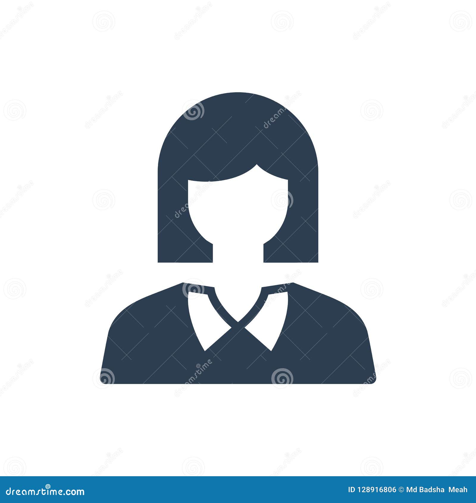 Female Student Icon