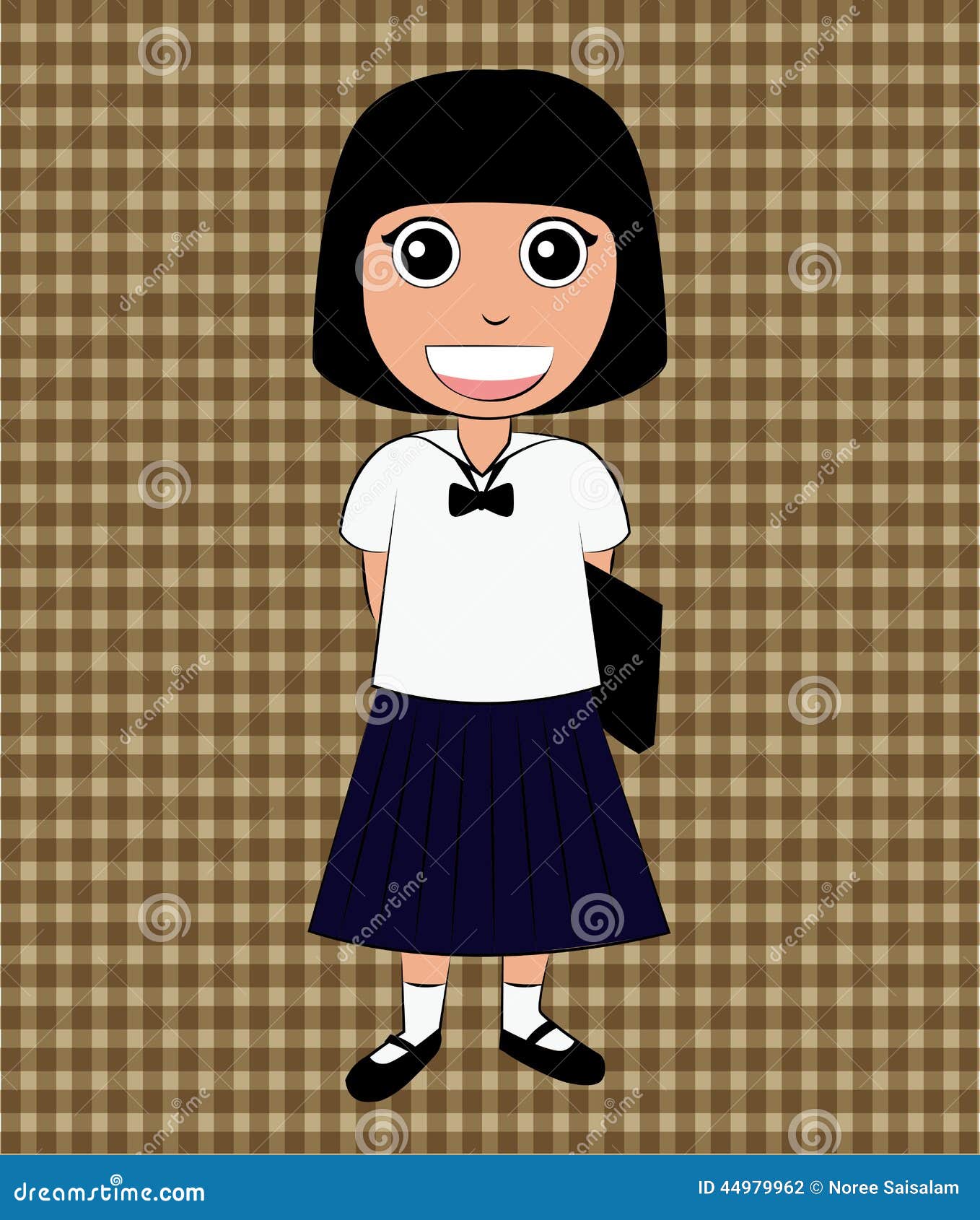 Girl Student Vector stock vector. Illustration of girl - 44979962