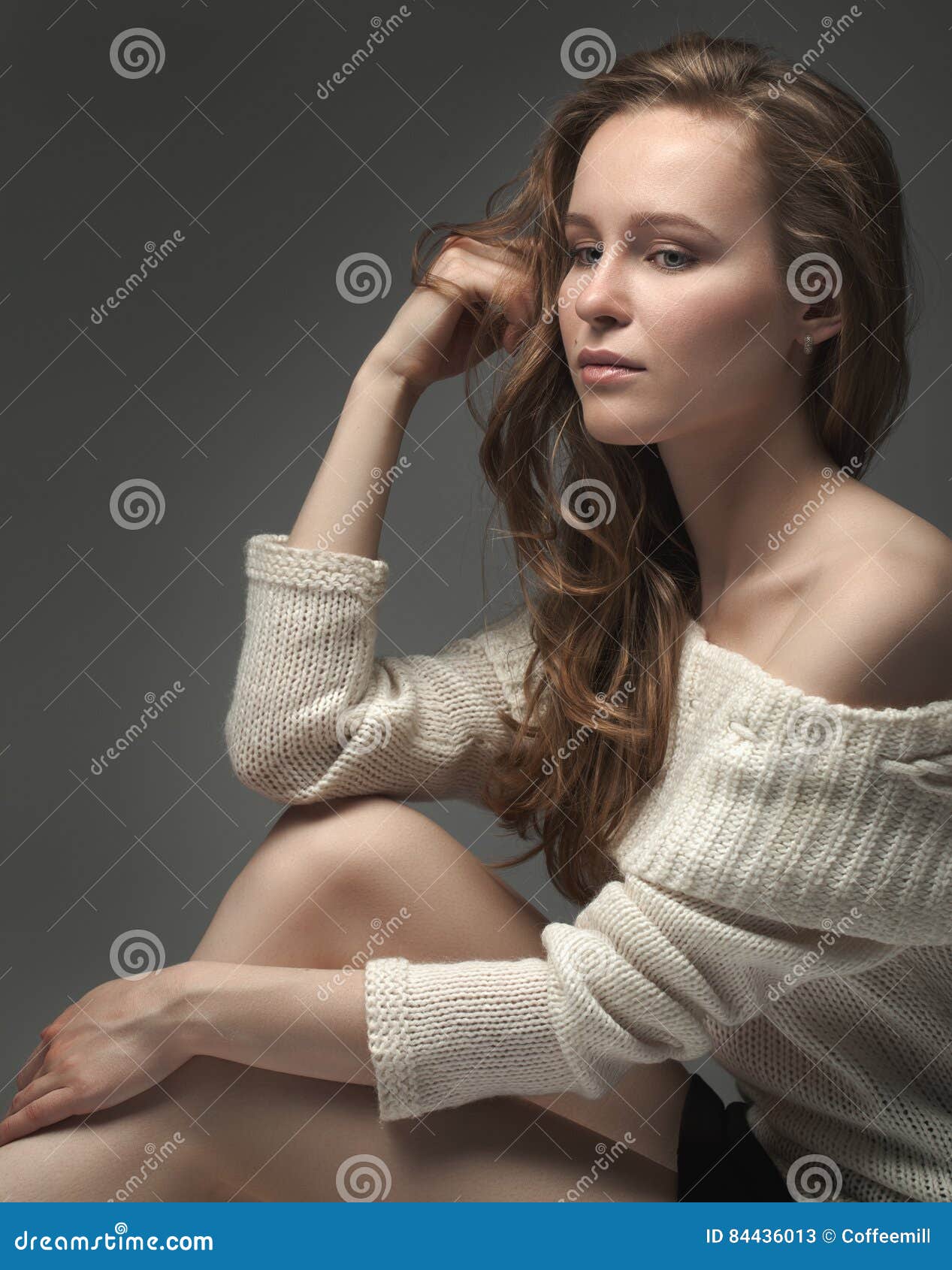 Girl in the studio stock image. Image of lady, glamour - 84436013