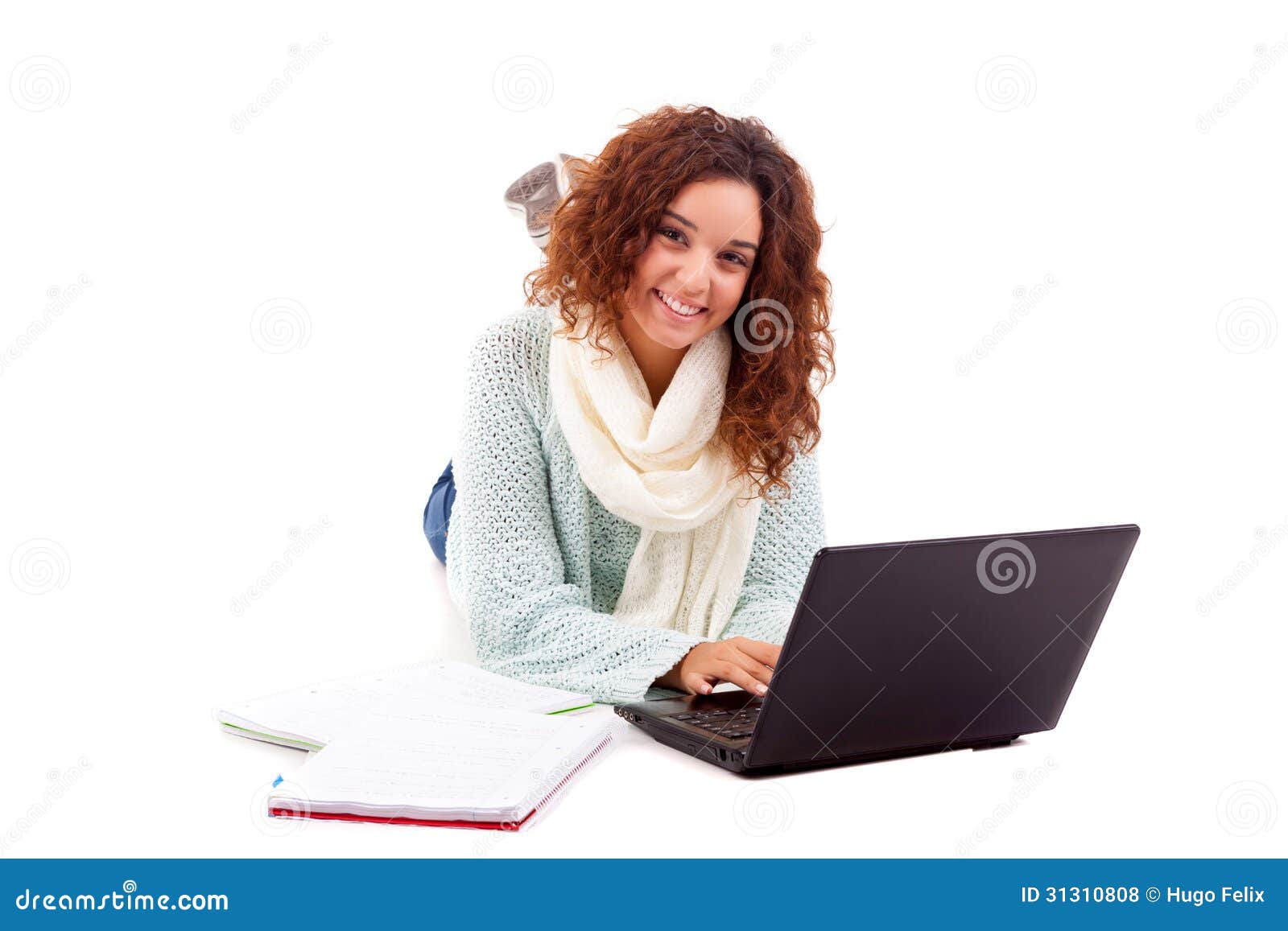 Girl studying stock photo. Image of friendly, happiness - 31310808