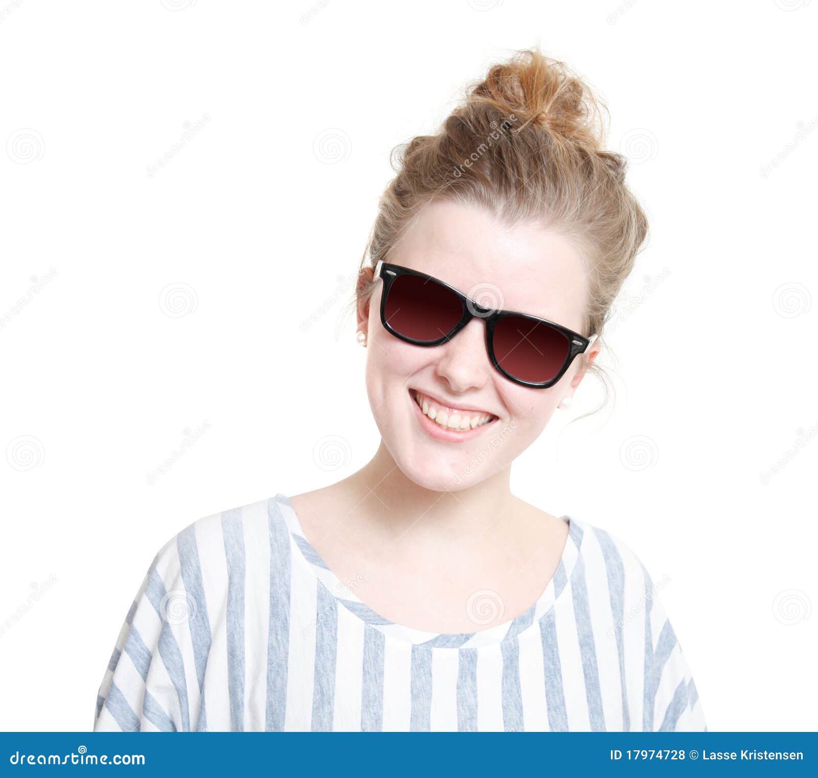 Girl with sunglasses stock photo. Image of luxury, portrait - 17974728