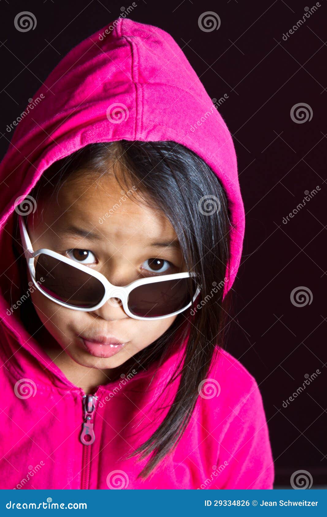 Girl with sunglasses stock photo. Image of sudio, posing - 29334826