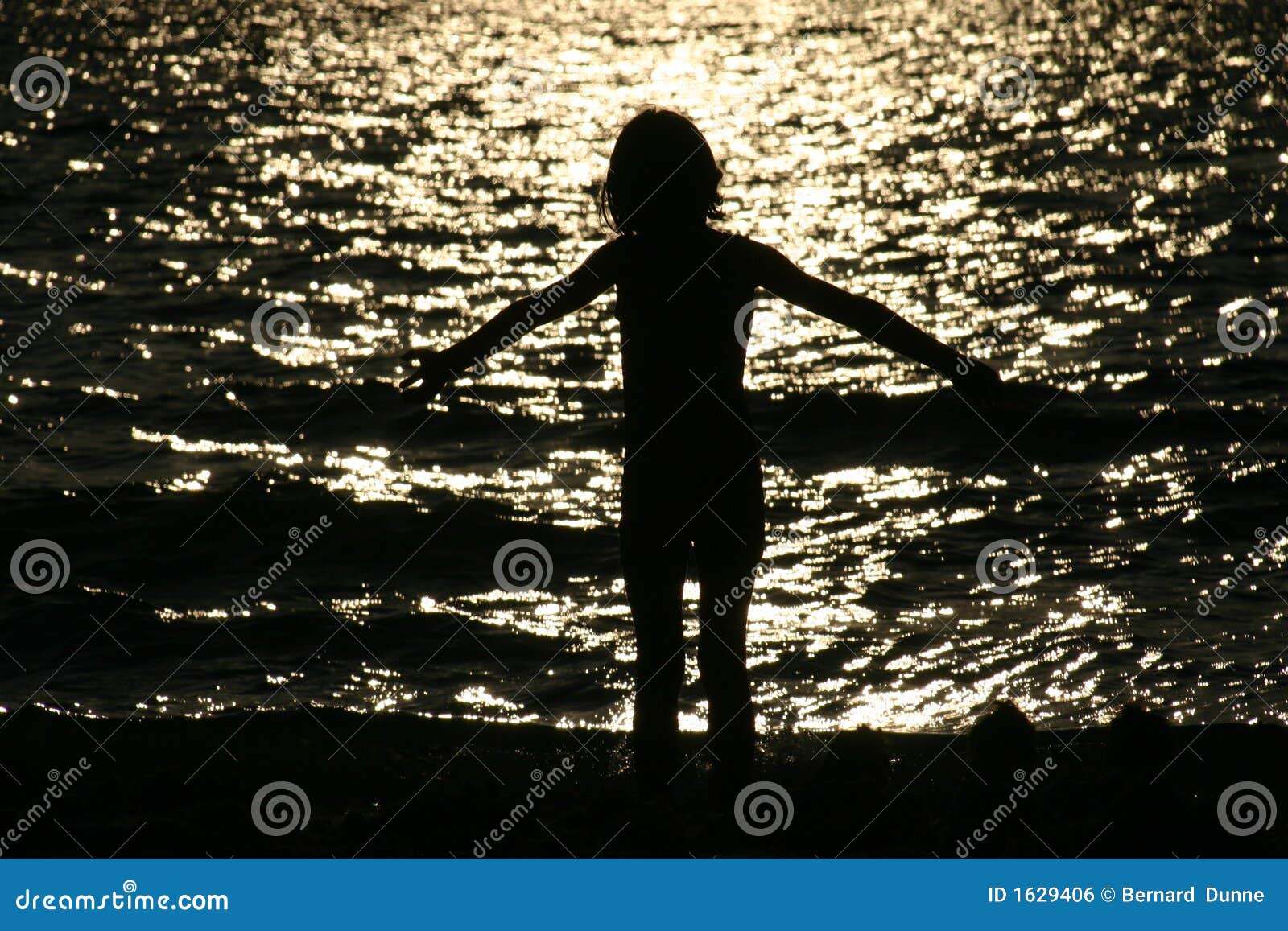Girl And Sunset Picture. Image: 1629406