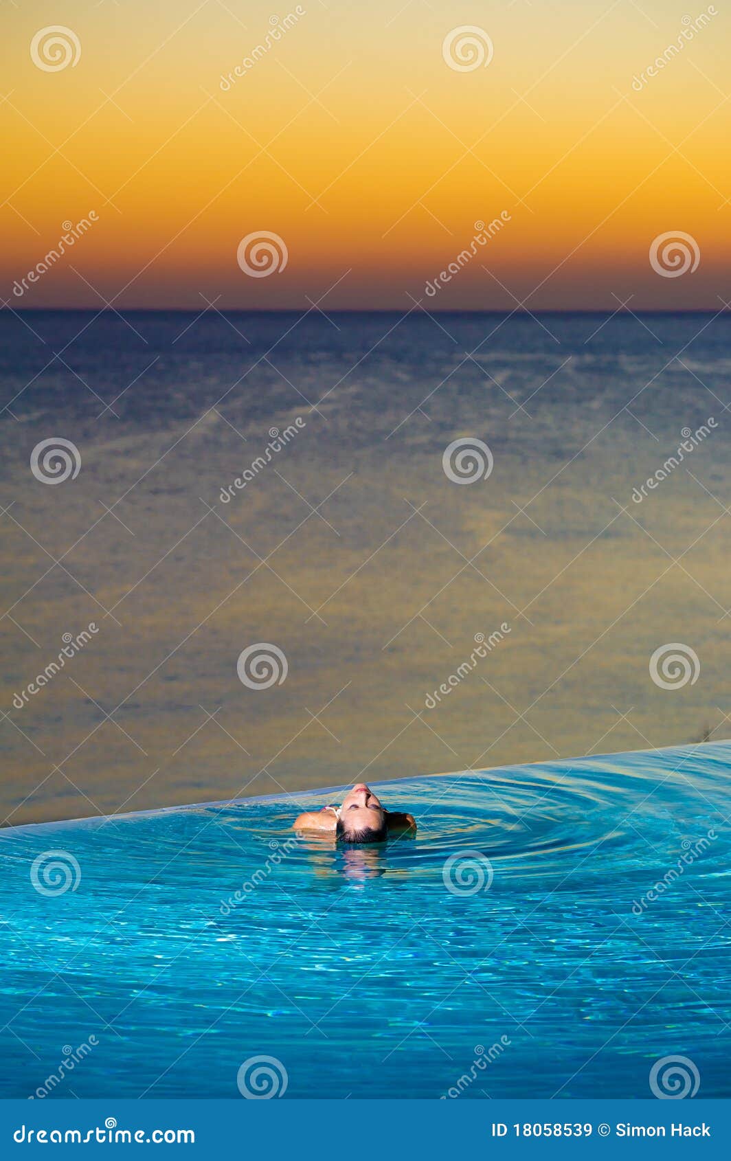 Infinity Pool Royalty-Free Stock Image | CartoonDealer.com #100534756