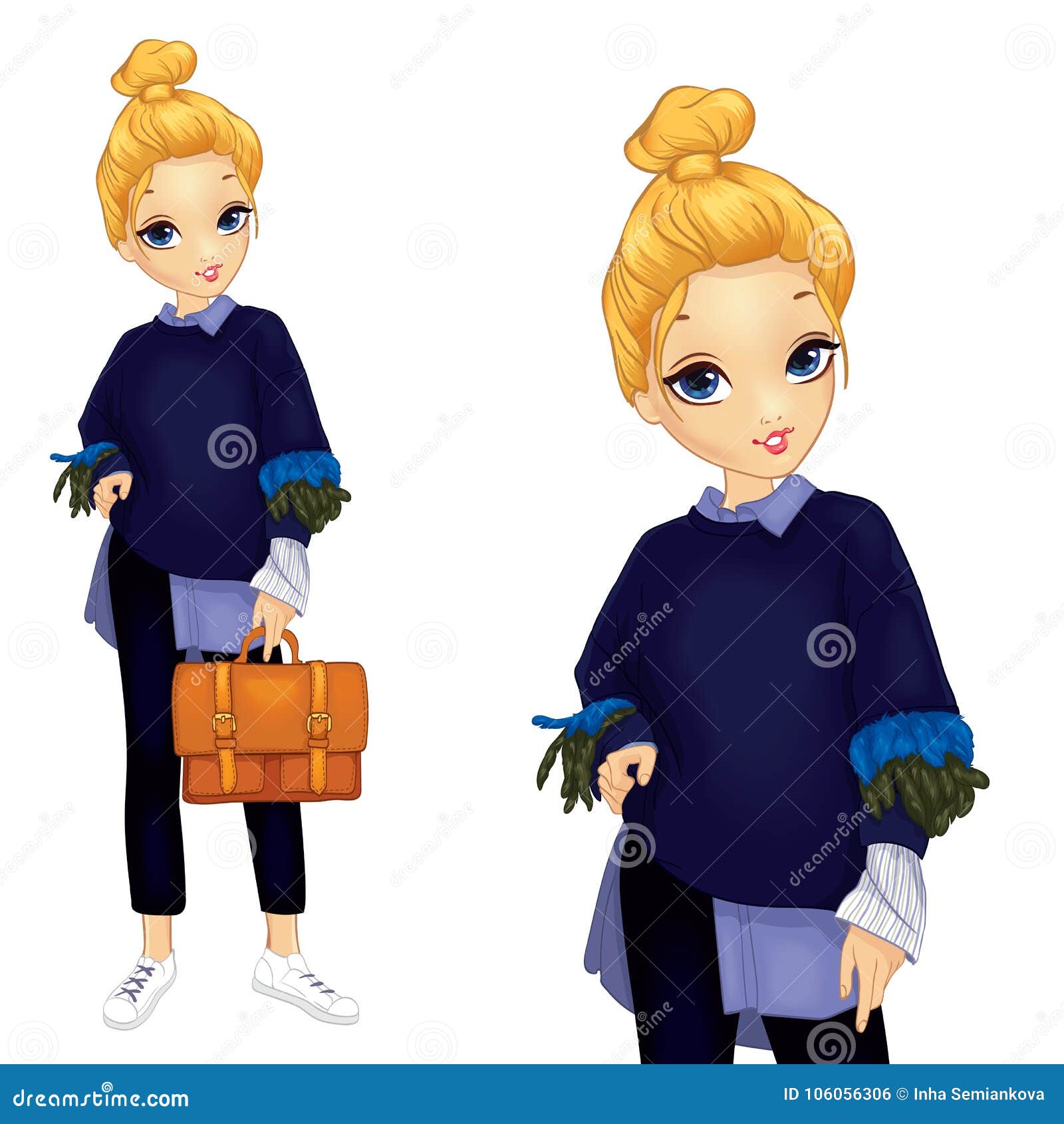 Briefcase Girl Stock Illustrations – 3,371 Briefcase Girl Stock ...