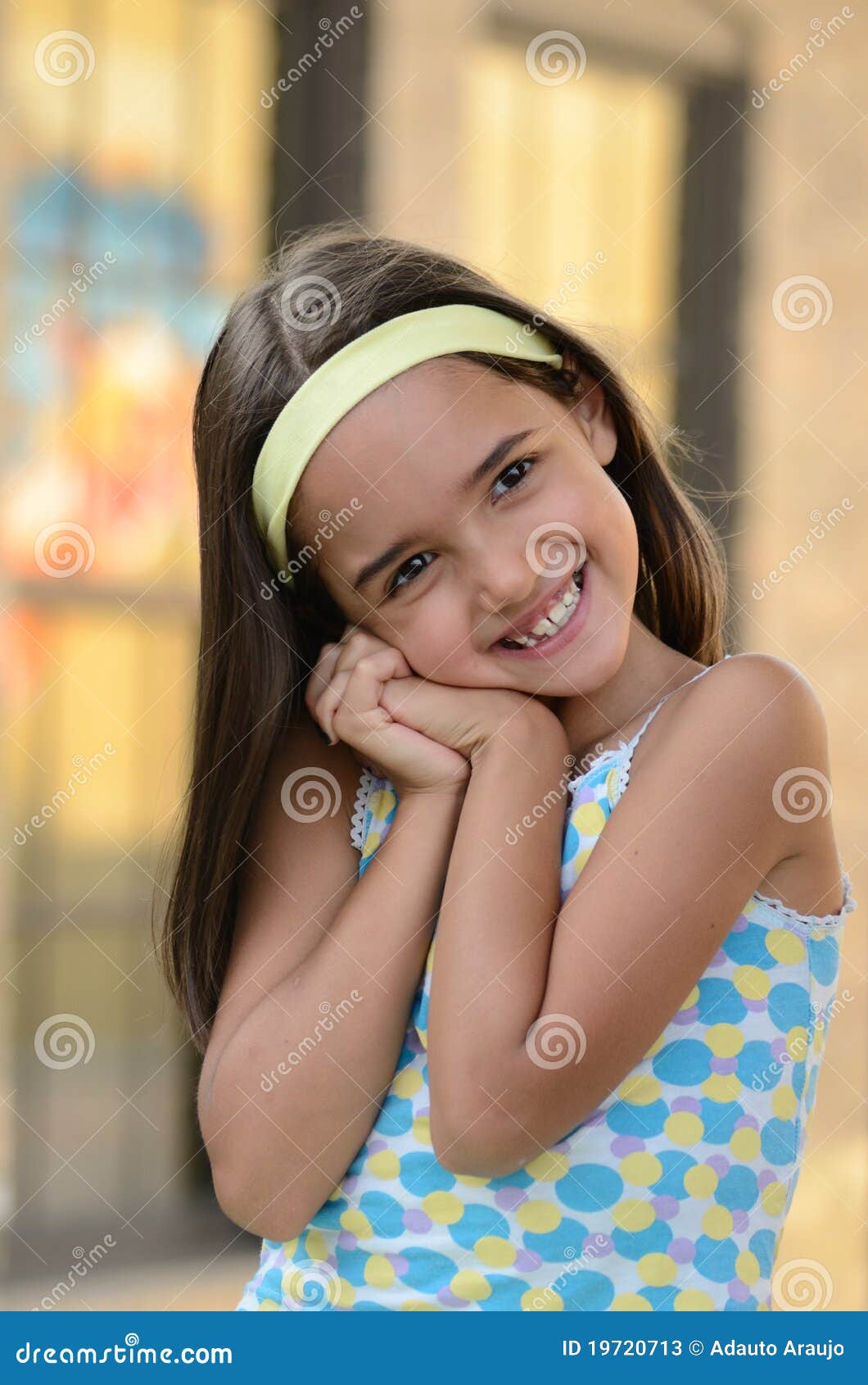 Girl with Sweet Smile stock image. Image of latina, daughter - 19720713