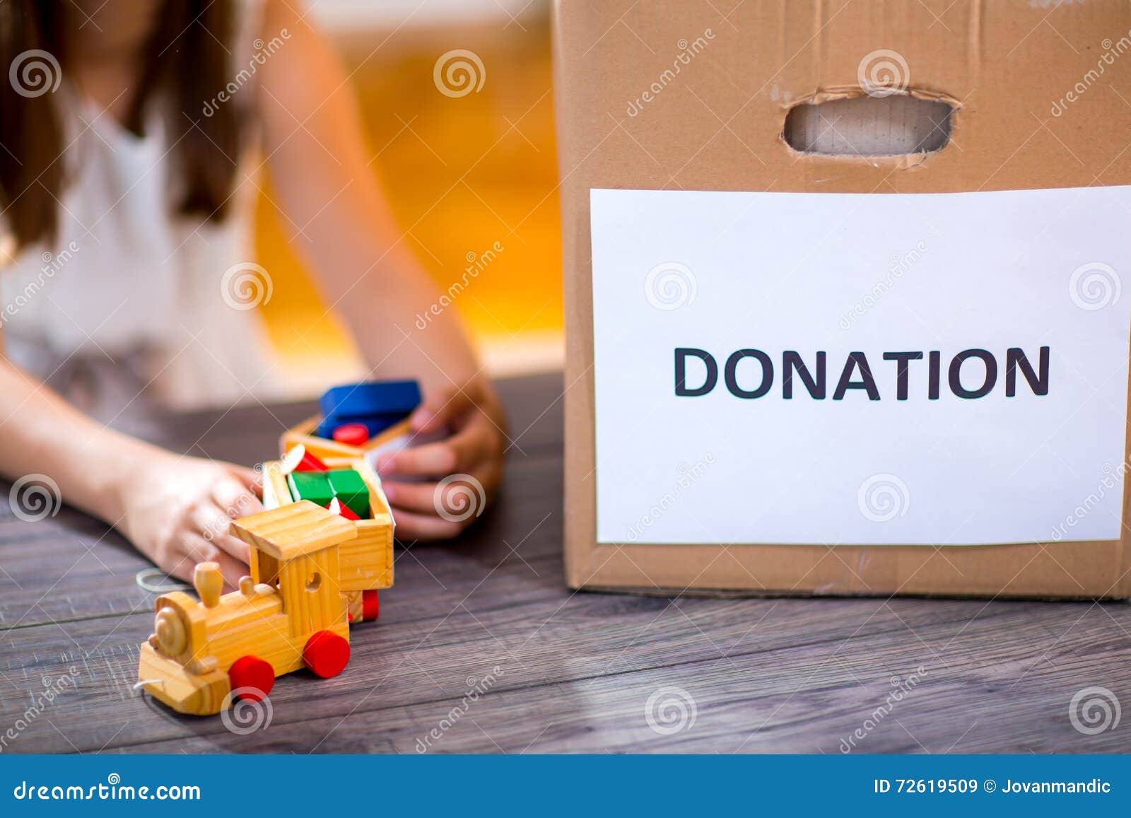 Girl Taking Toy for Donation Stock Image - Image of people, charity ...