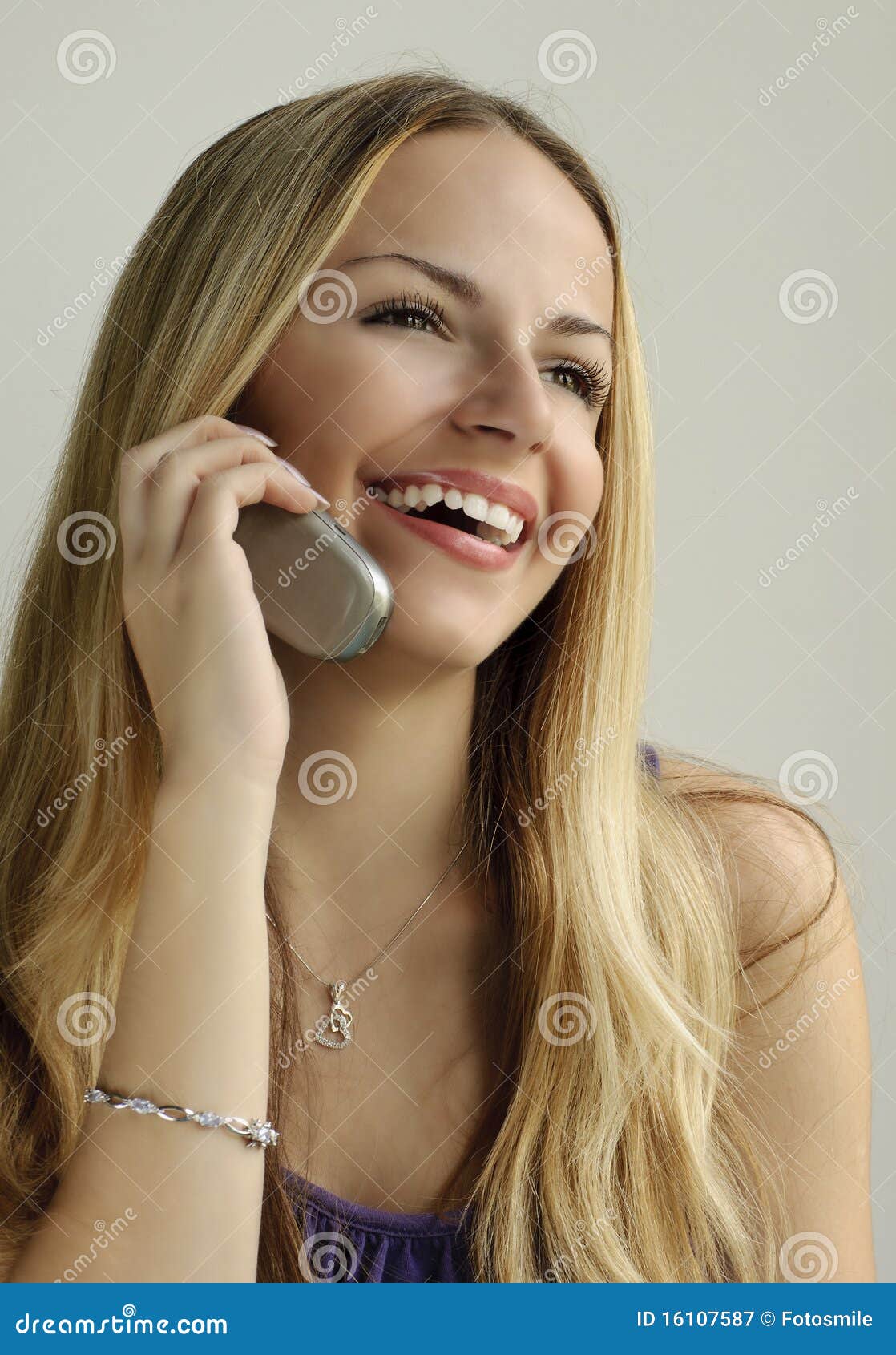 Girl talking on the phone stock image. Image of cellular - 16107587