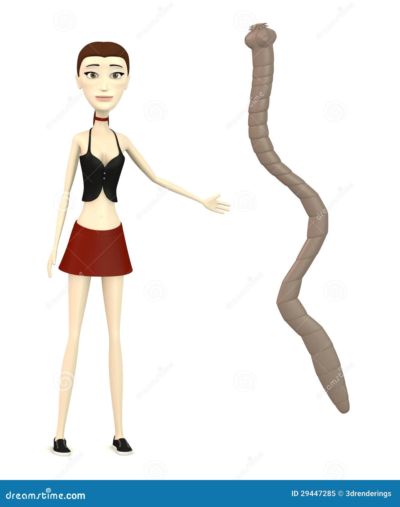 Render Of Tapeworm Stock Image | CartoonDealer.com #35919055