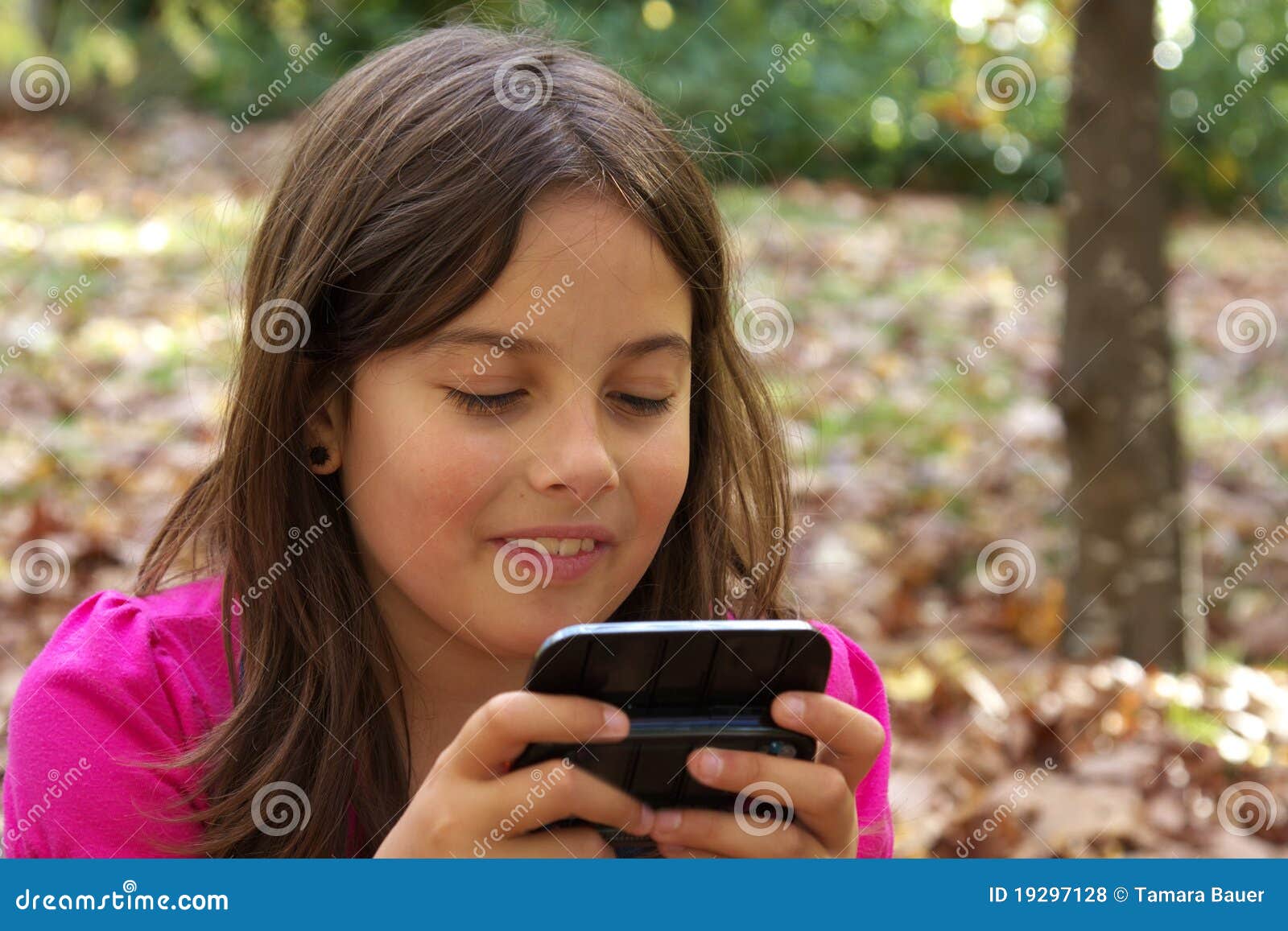 Girl texting stock photo. Image of happiness, texting - 19297128