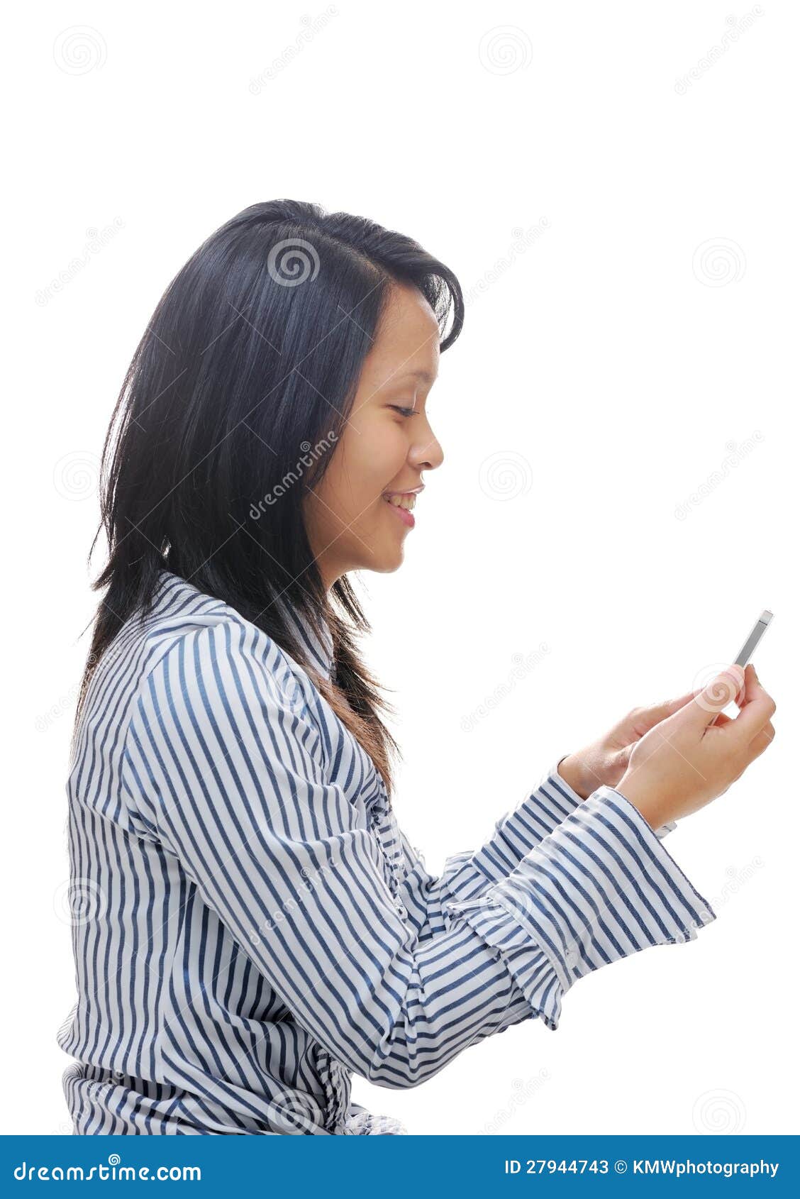 Girl texting on phone stock image. Image of corporate - 27944743