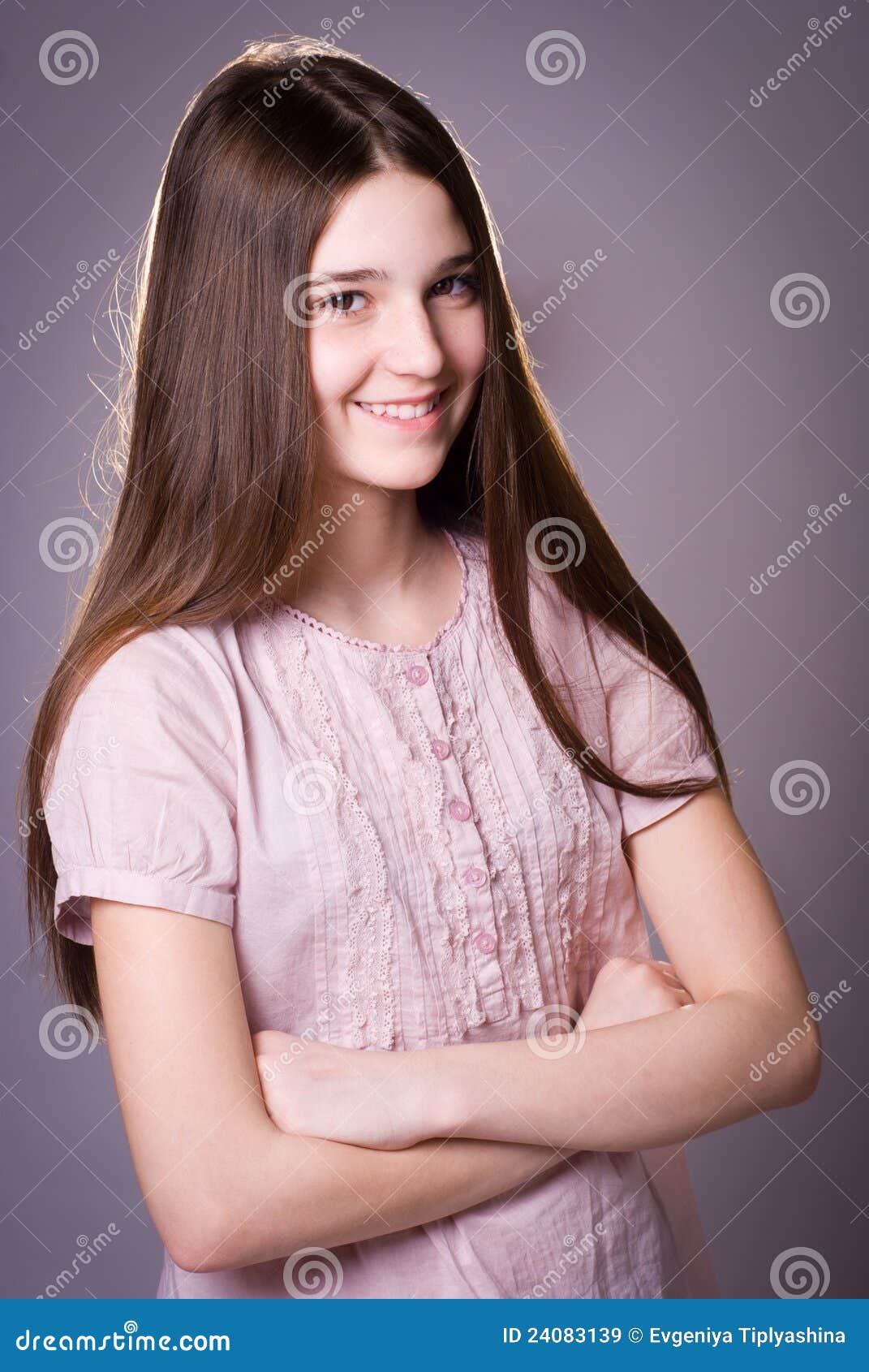 Girl of thirteen stock image. Image of child, pretty - 24083139