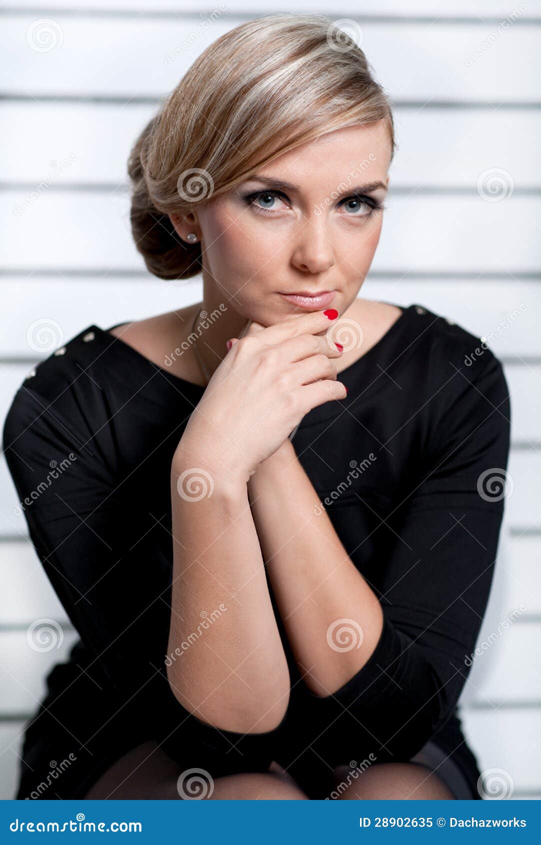 The Girl with a Thoughtful Look Stock Image - Image of disaster ...