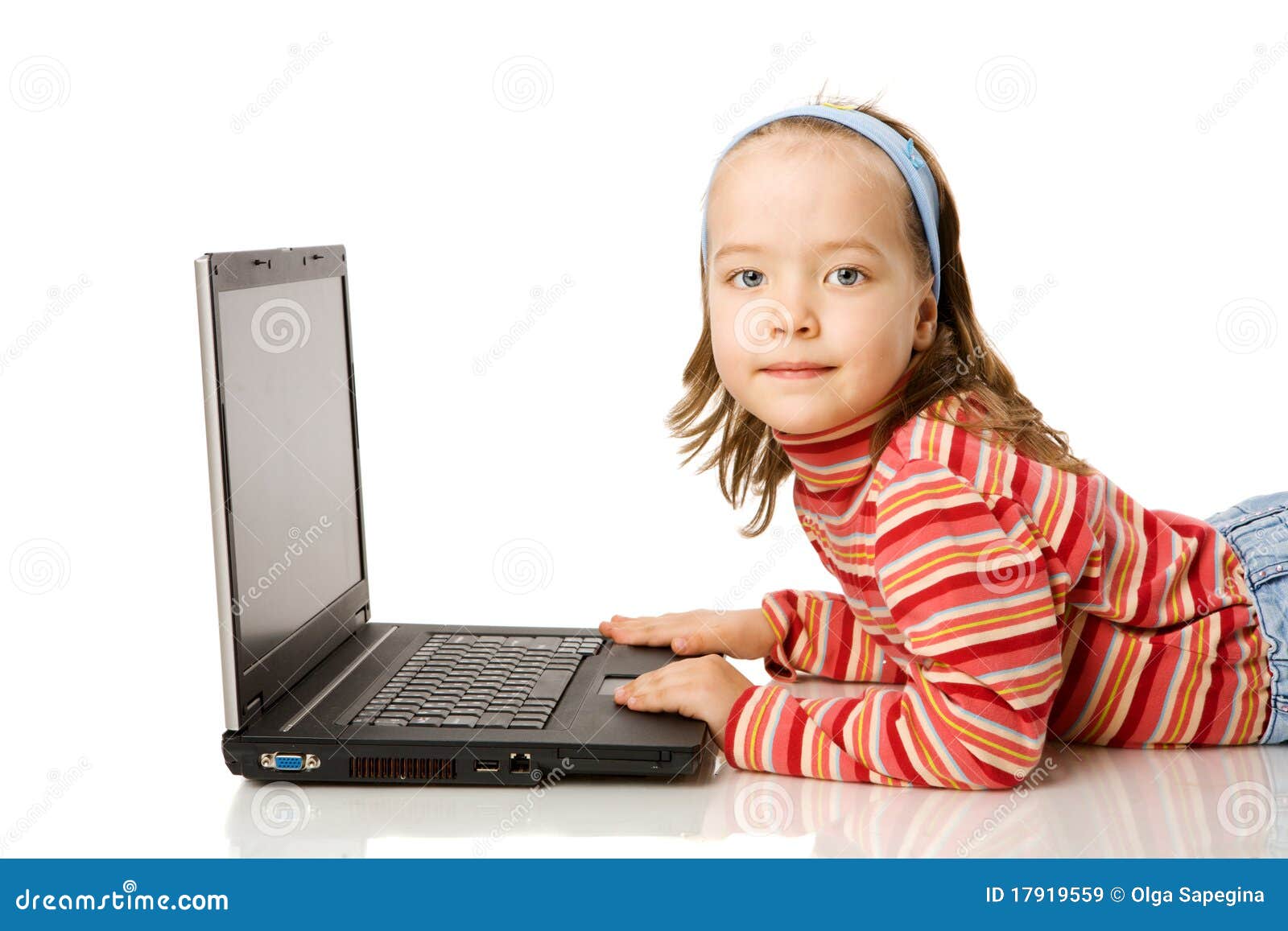 Girl typing message stock image. Image of mail, homework - 17919559