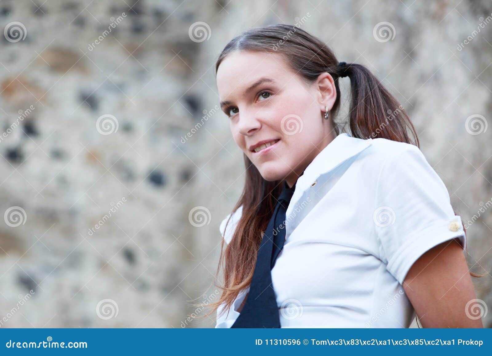 Girl in uniform stock photo. Image of scholar, girl, curious - 11310596