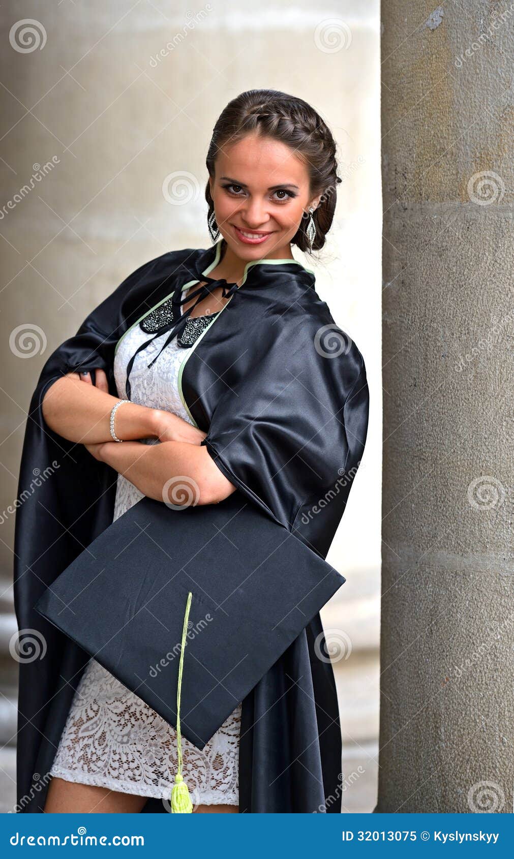 Girl stock image. Image of physician, university, graduate - 32013075