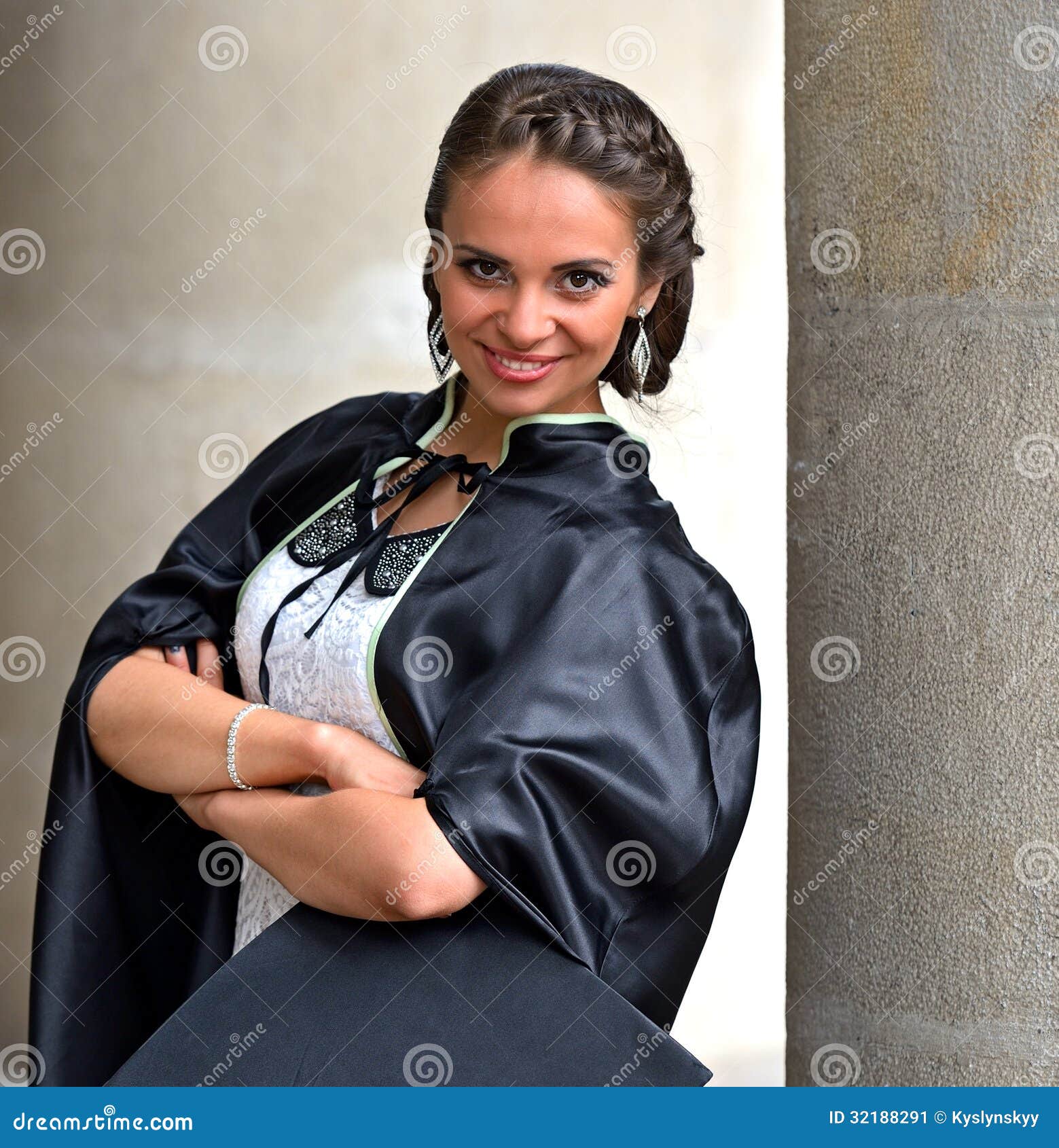 Girl stock image. Image of young, beautiful, diploma - 32188291
