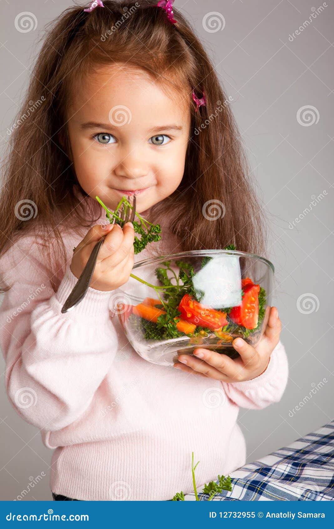 Girl with vegetables stock image. Image of health, female - 12732955