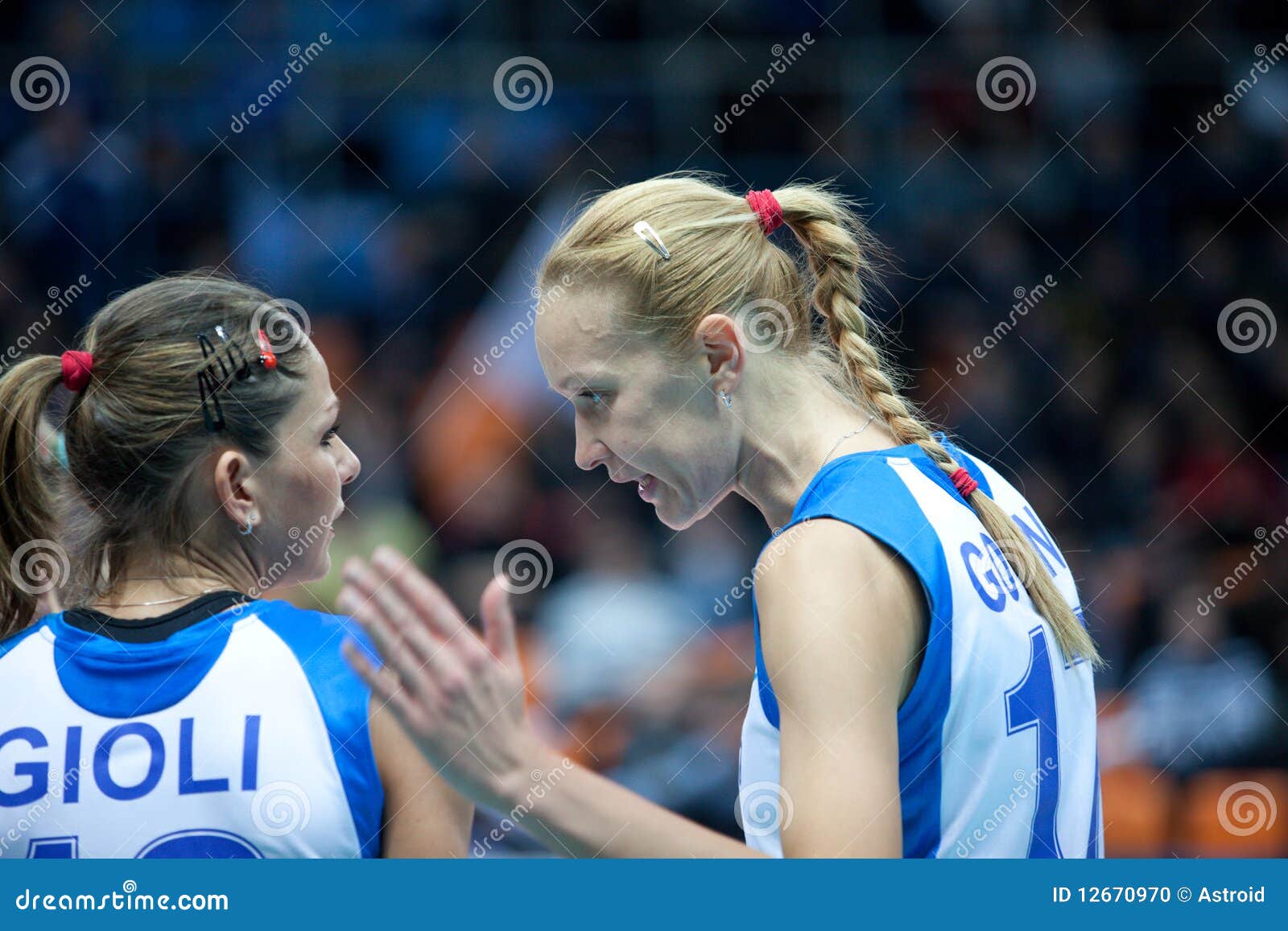 Girl Volleyball Game, Conversation Editorial Image - Image of ball ...
